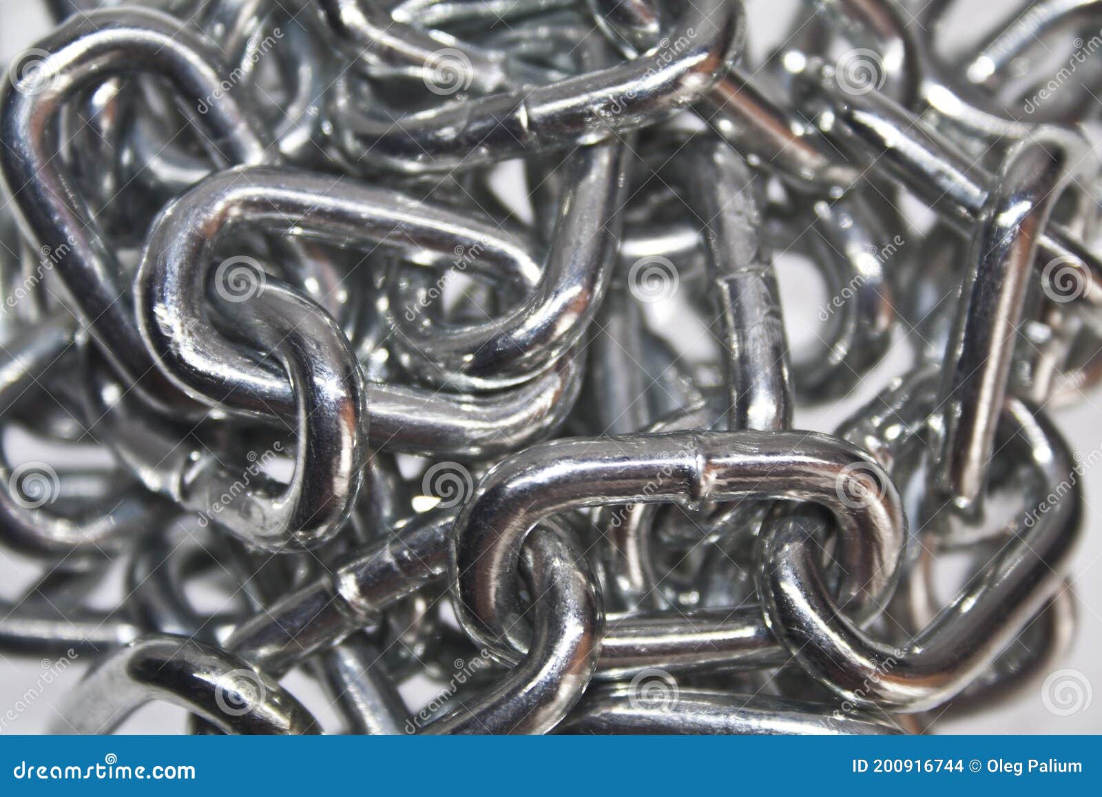 Chain Isolated on White Background Stock Photo - Image of isolated ...