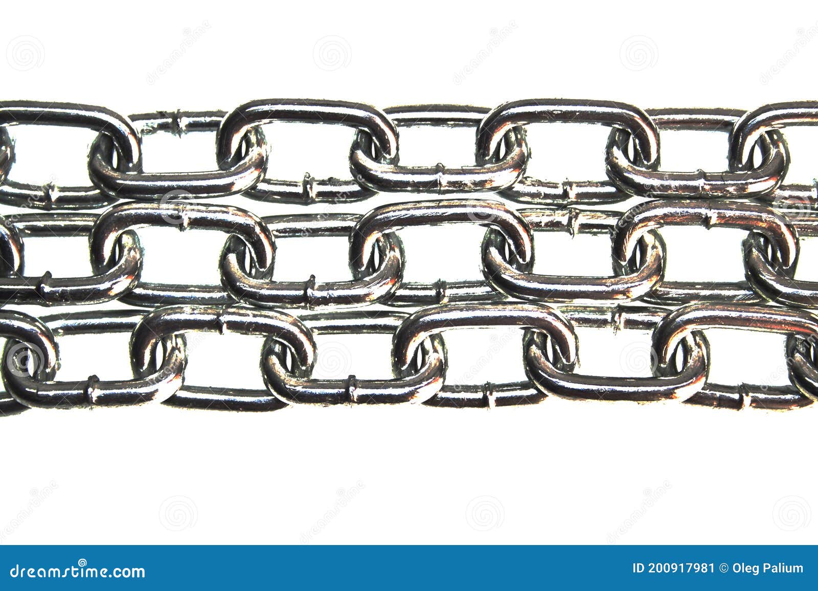 Chain Isolated on White Background Stock Image - Image of fashion, link ...