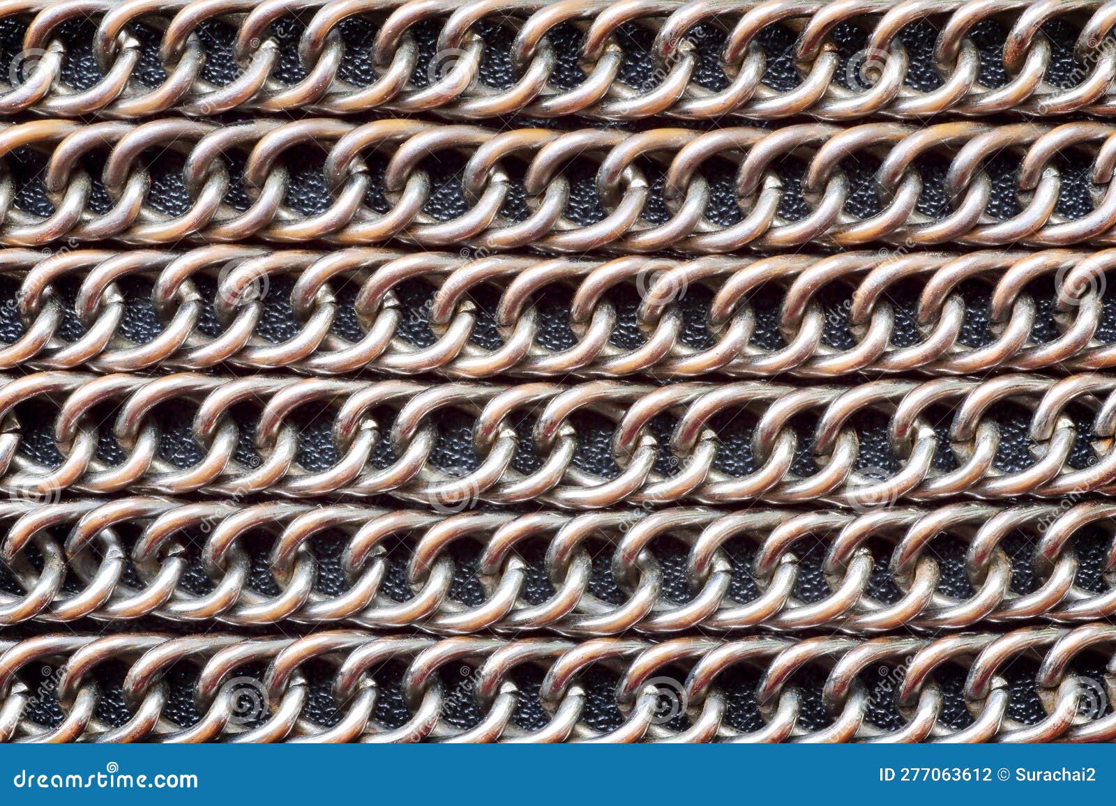 Chain on Leather Background, Vintage Chain Texture Abstract for ...