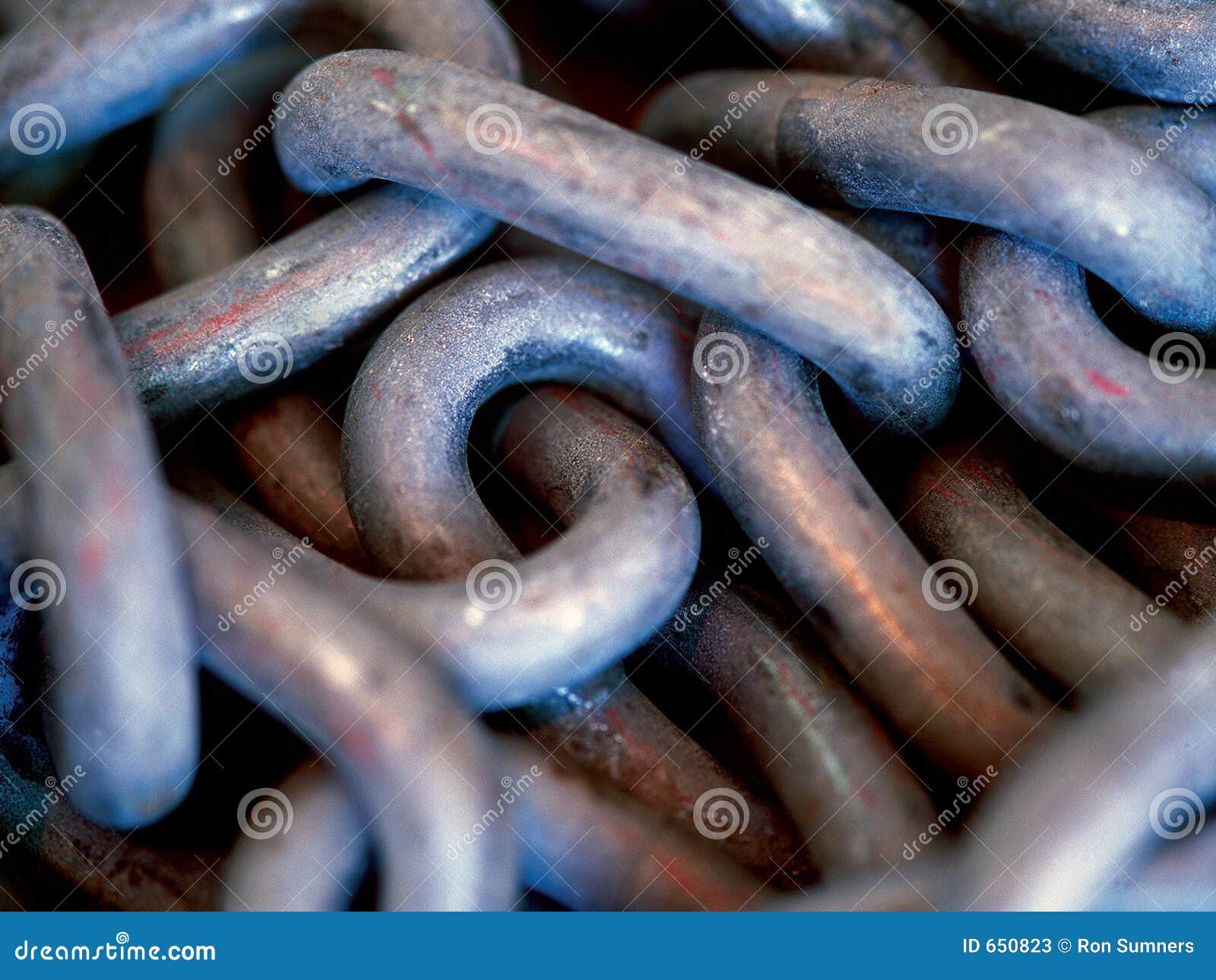 Chain link stock image. Image of link, metal, steel, stainless - 650823
