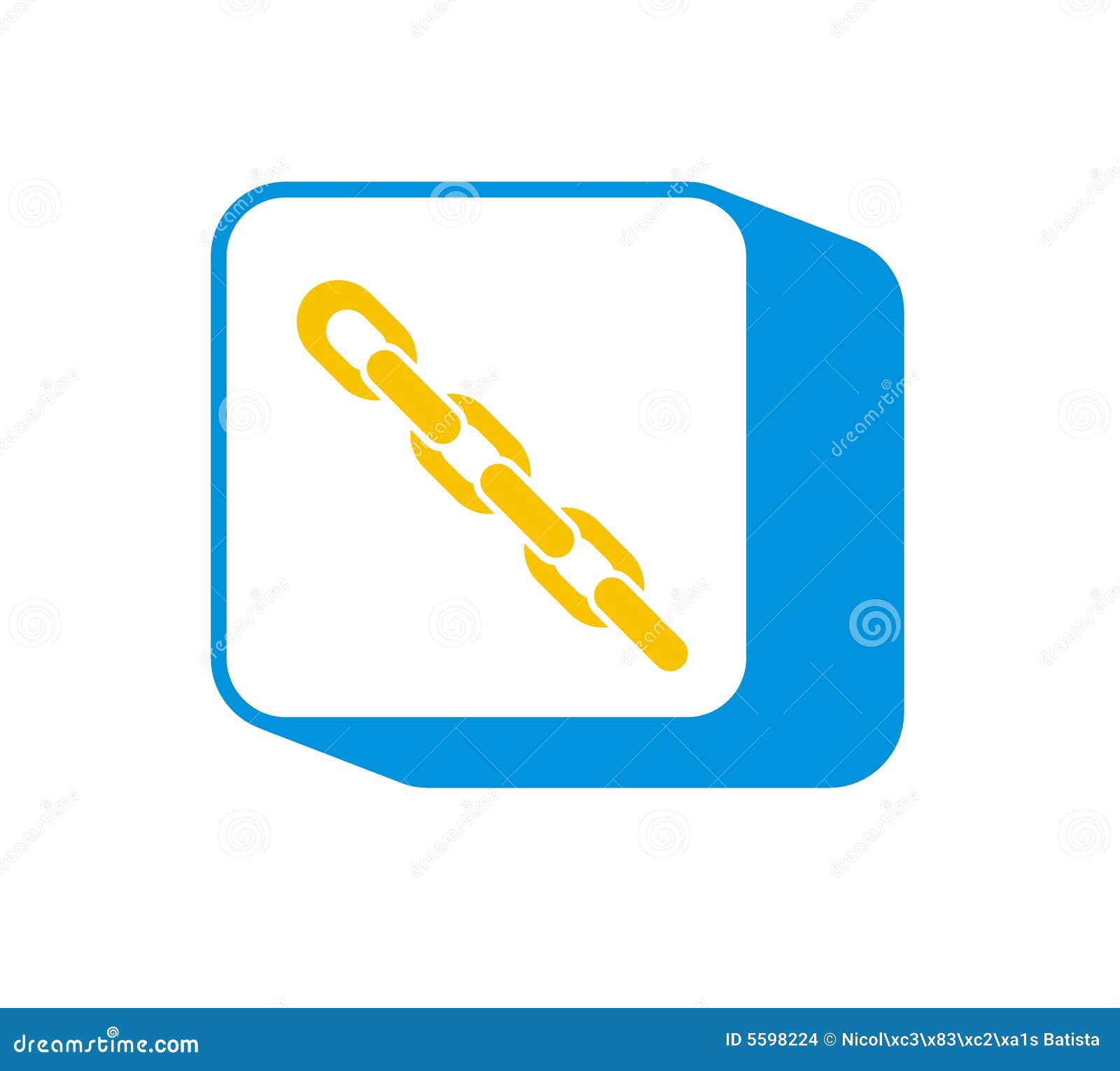 Chain Link Fashion Icon Picture. Image: 5598224