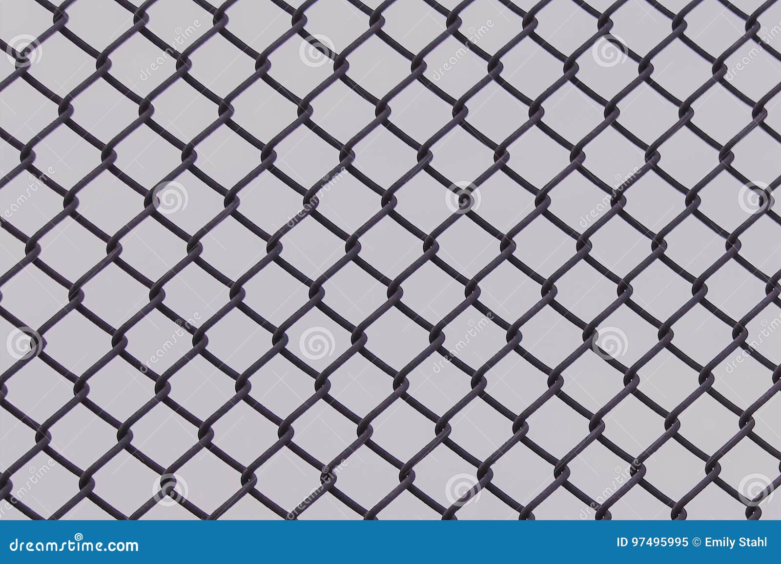 Chain Link Fence Background Stock Image - Image of chain, texture: 97495995