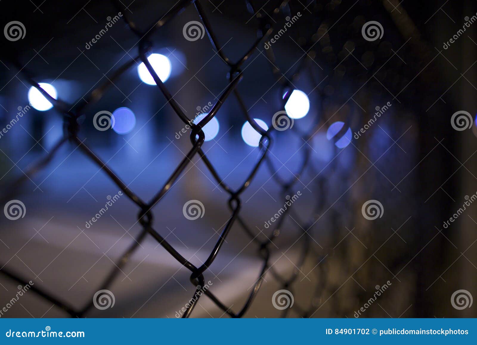 Chain-Link Fence Background Picture. Image: 84901702
