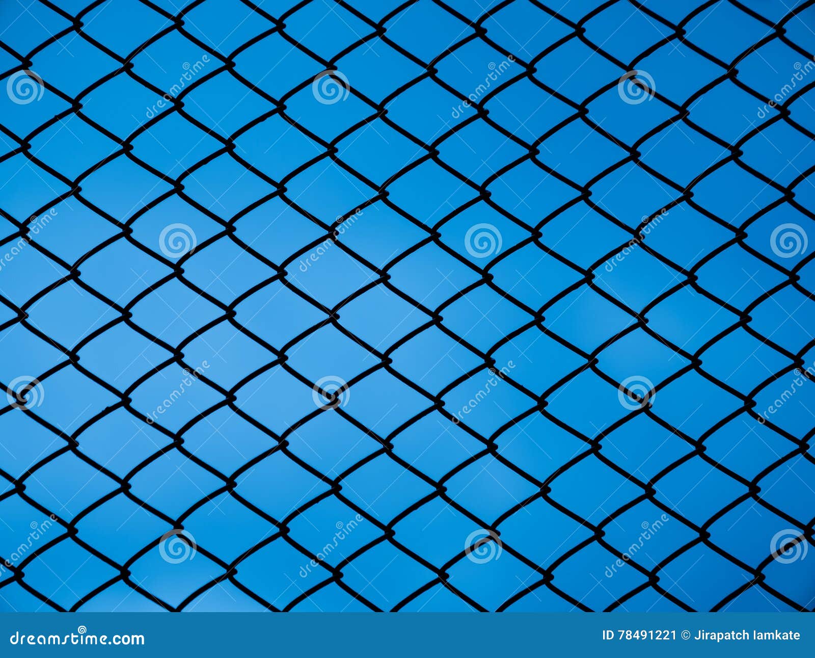 Chain link fence stock image. Image of link, border, boundary - 78491221