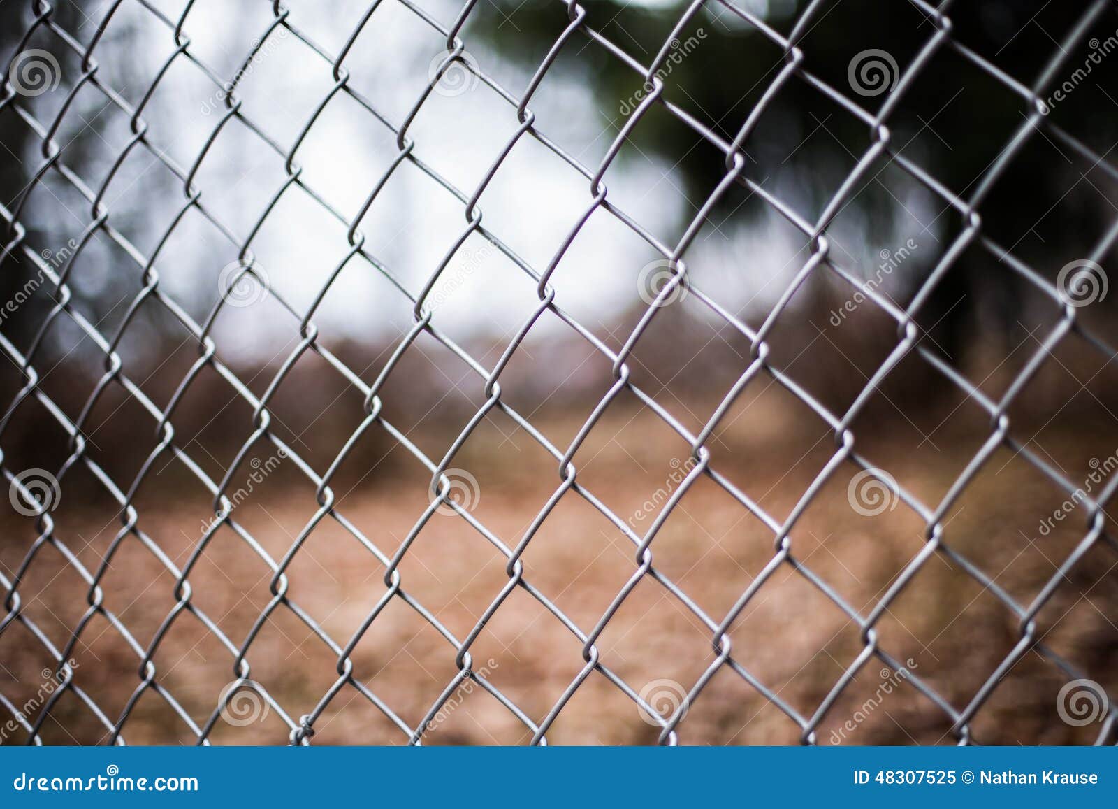 Chain link fence stock image. Image of border, link, security - 48307525