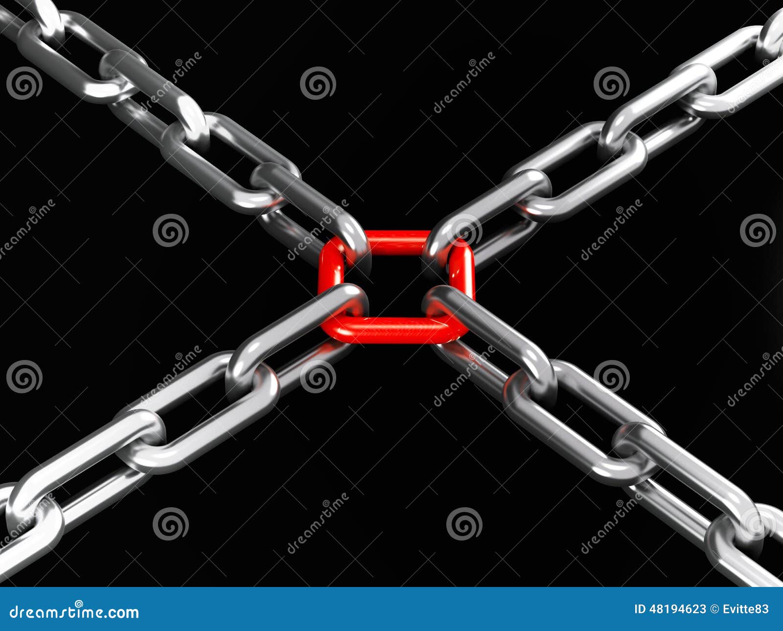 Chain link stock illustration. Illustration of isolated - 48194623
