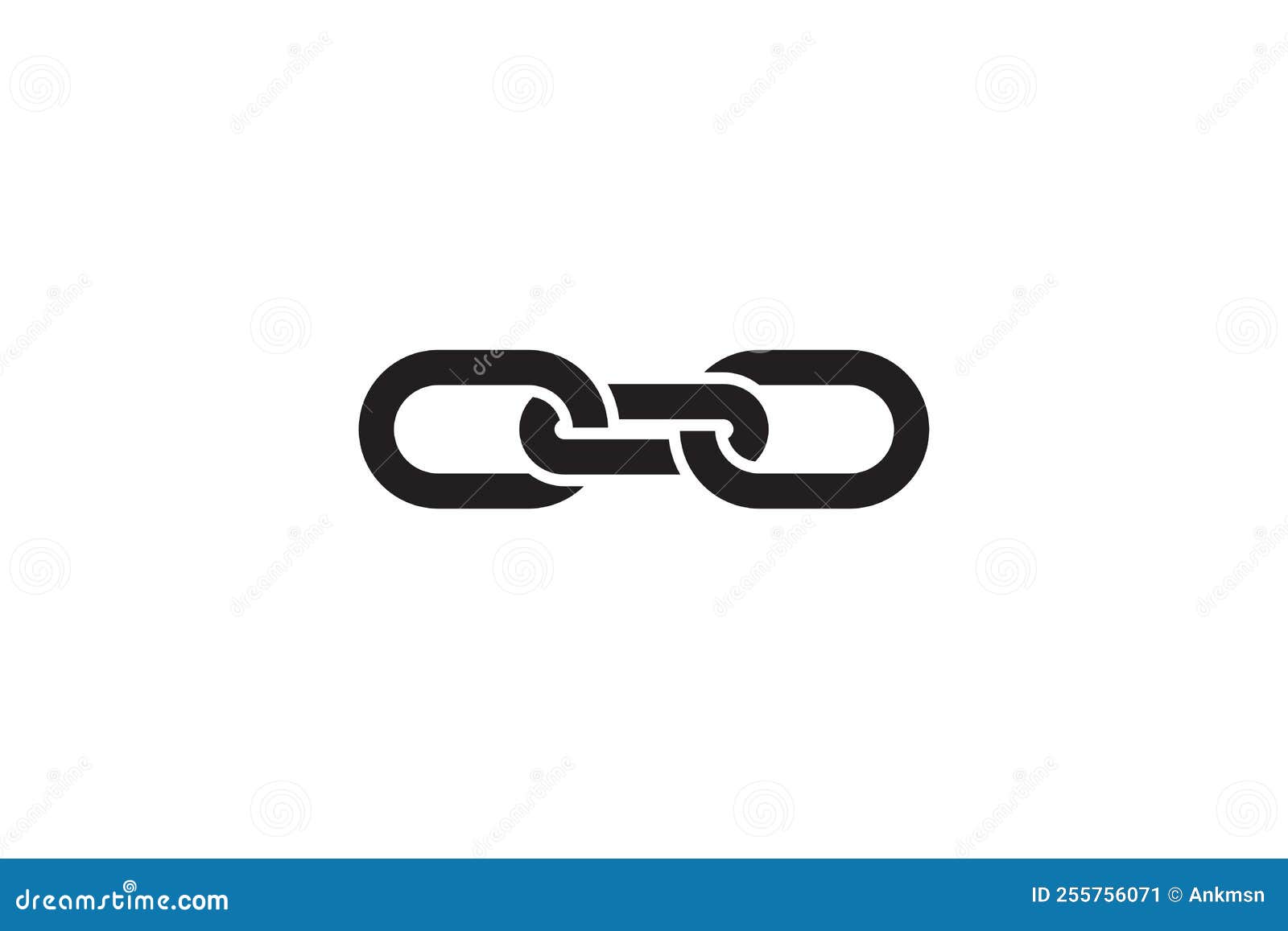 Chain Link Icon. Connection Sign Vector Illustration. Linked Interface ...