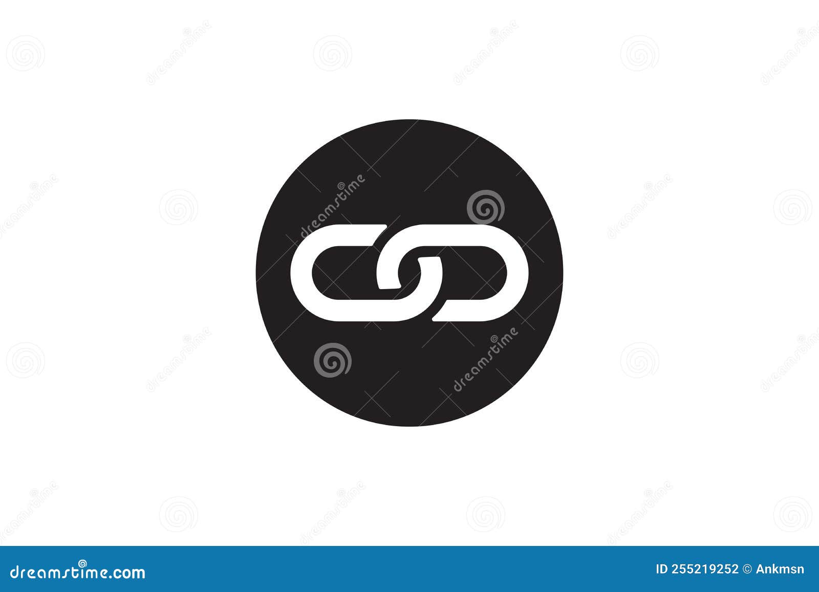 Chain Link Icon. Connection Sign Vector Illustration. Linked Interface ...
