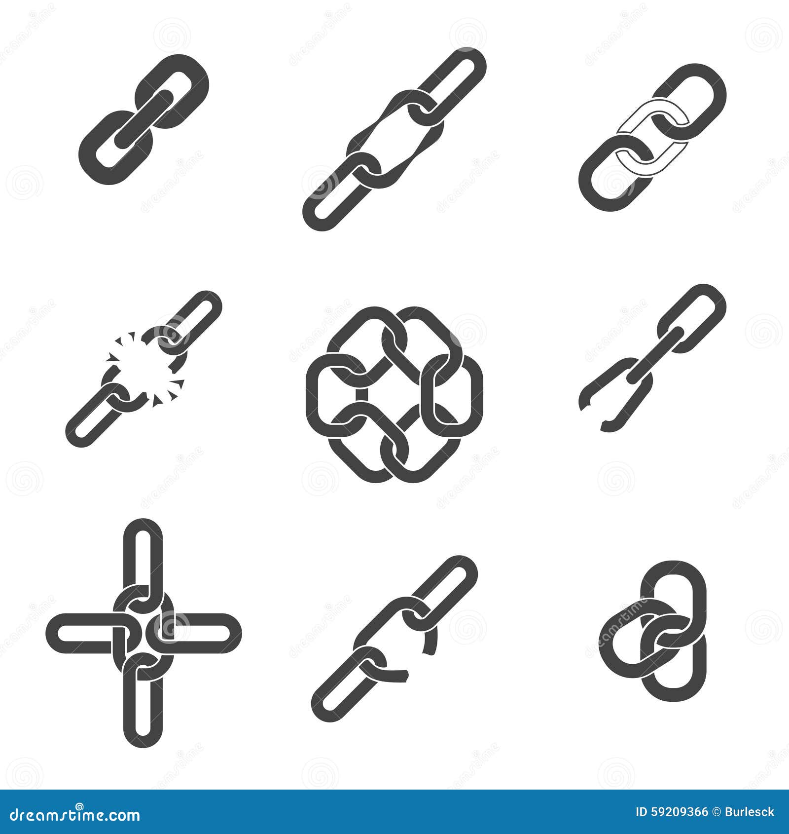 Component Of Chain Hoist On Transparent Background Cartoon Vector ...