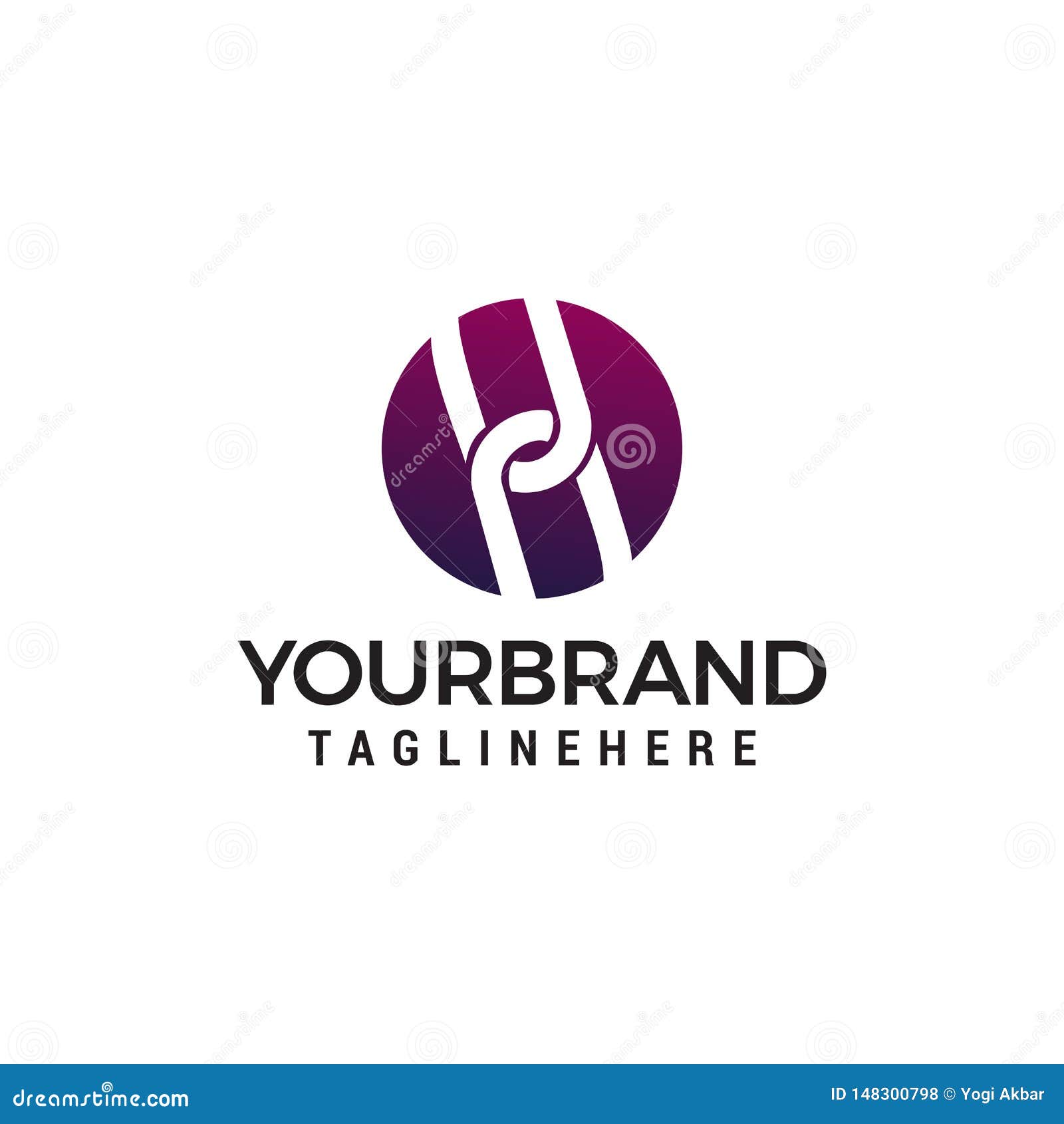 Chain Link Logo Design Concept Template Stock Vector - Illustration of ...