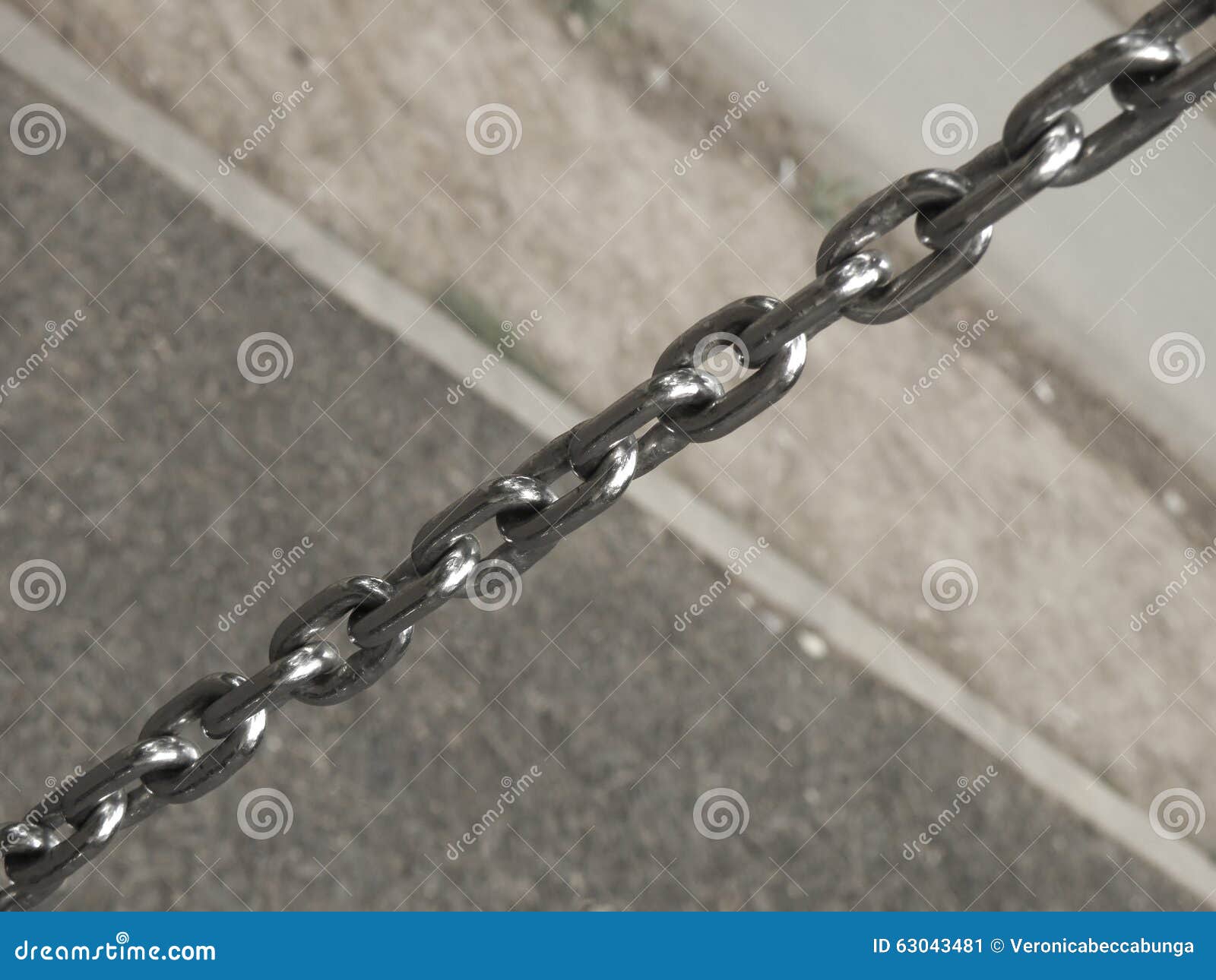 Chain link stock image. Image of security, chain, steel - 63043481