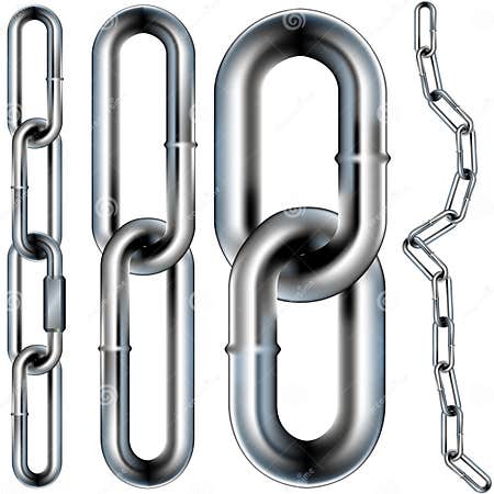 Chain Link Seamless Vector Illustration Stock Vector - Illustration of ...