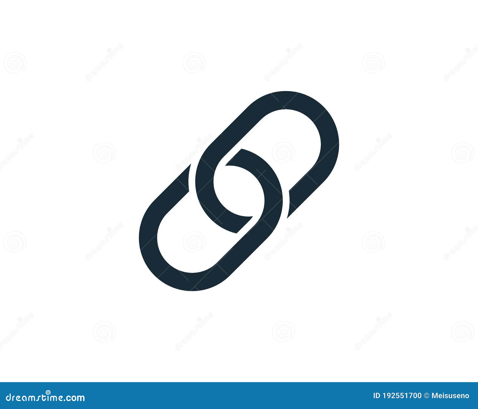 Chain Linked Connected Icon Vector Logo Template Illustration Design ...