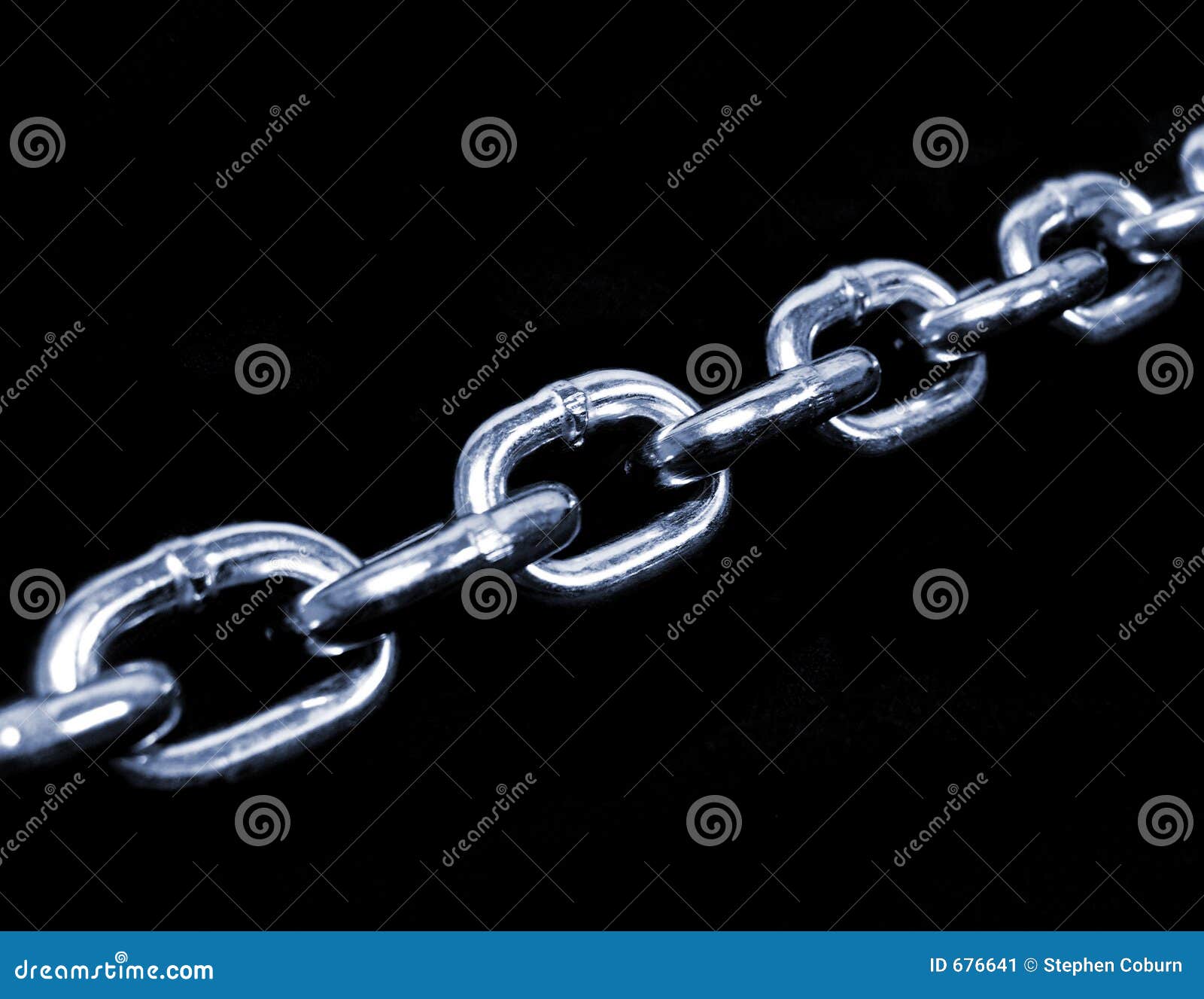 Chain Links stock image. Image of concept, load, steel - 676641