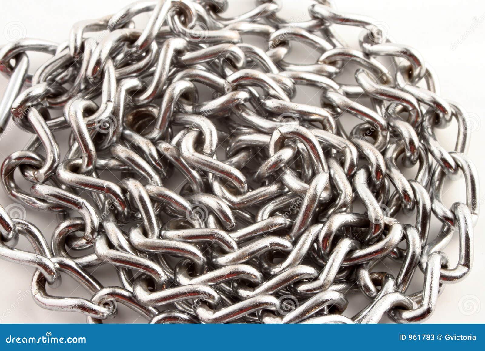Chain links stock image. Image of strong, shackle, links - 961783