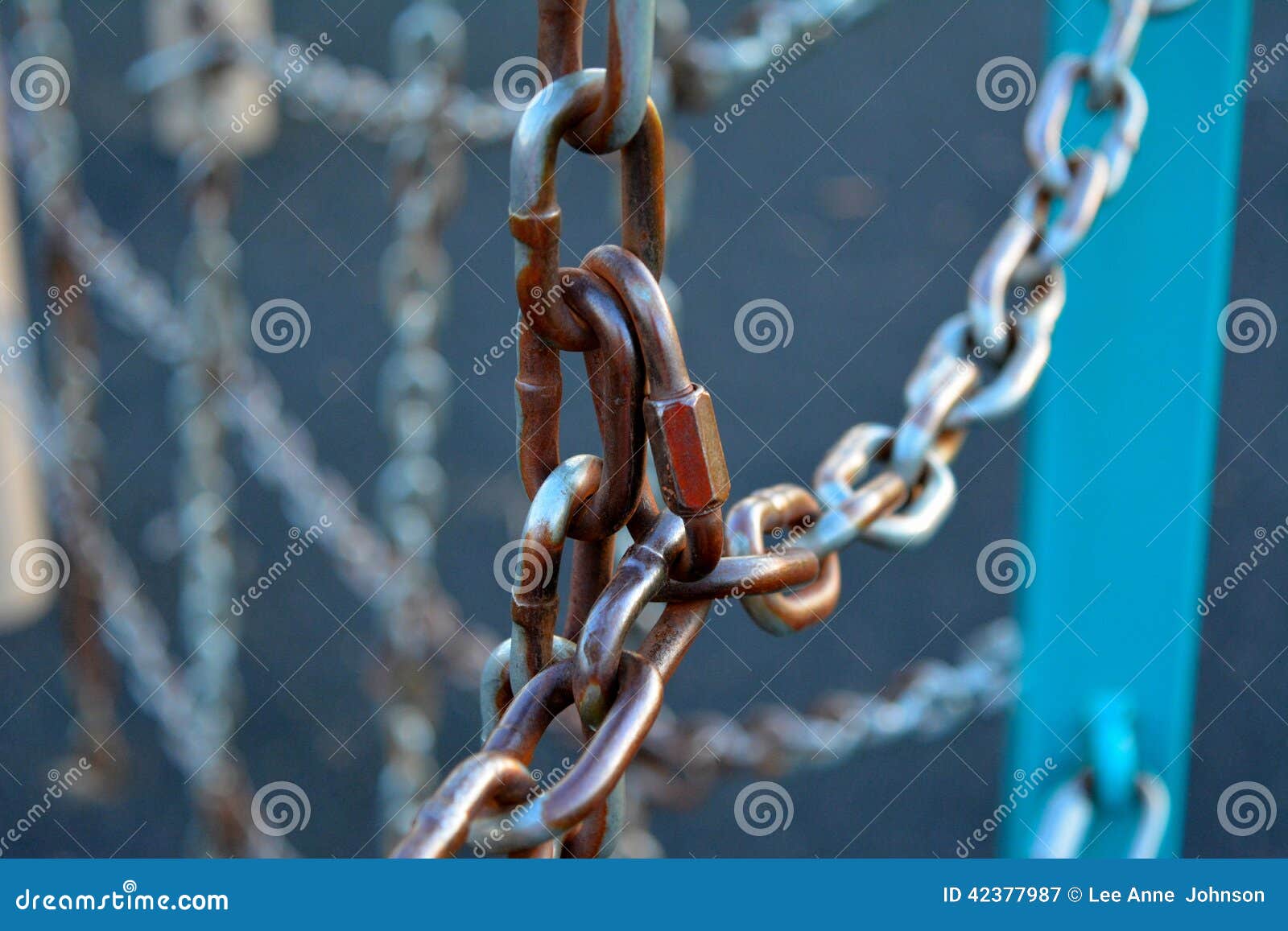 Chain Links stock image. Image of rust, metal, strength - 42377987