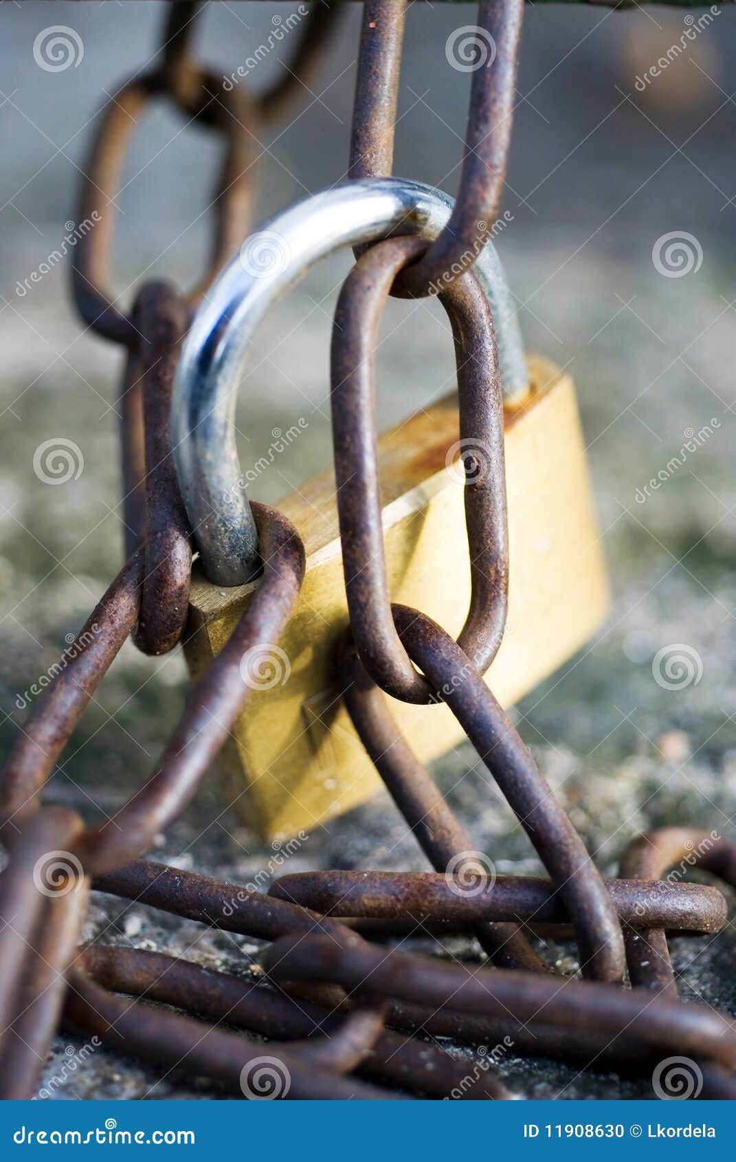 Chain and lock stock photo. Image of design, industry - 11908630