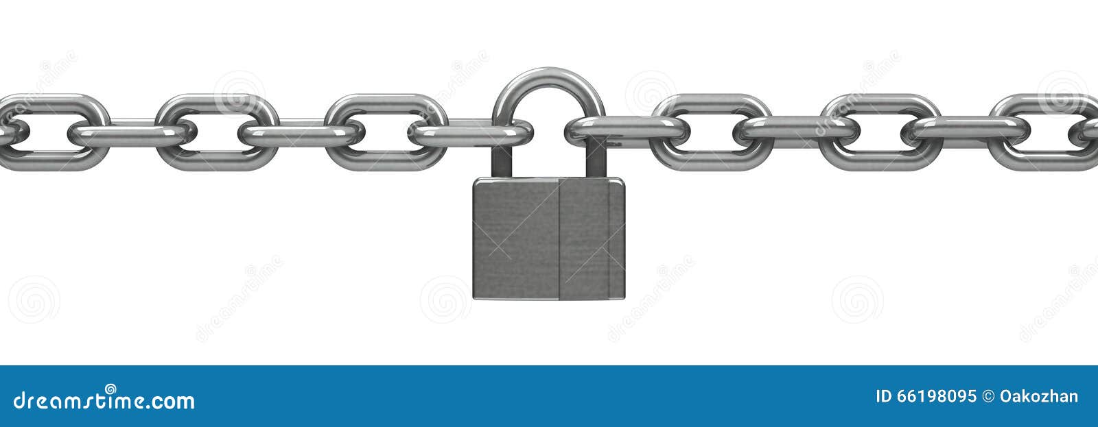 Chain with lock stock illustration. Illustration of object - 66198095