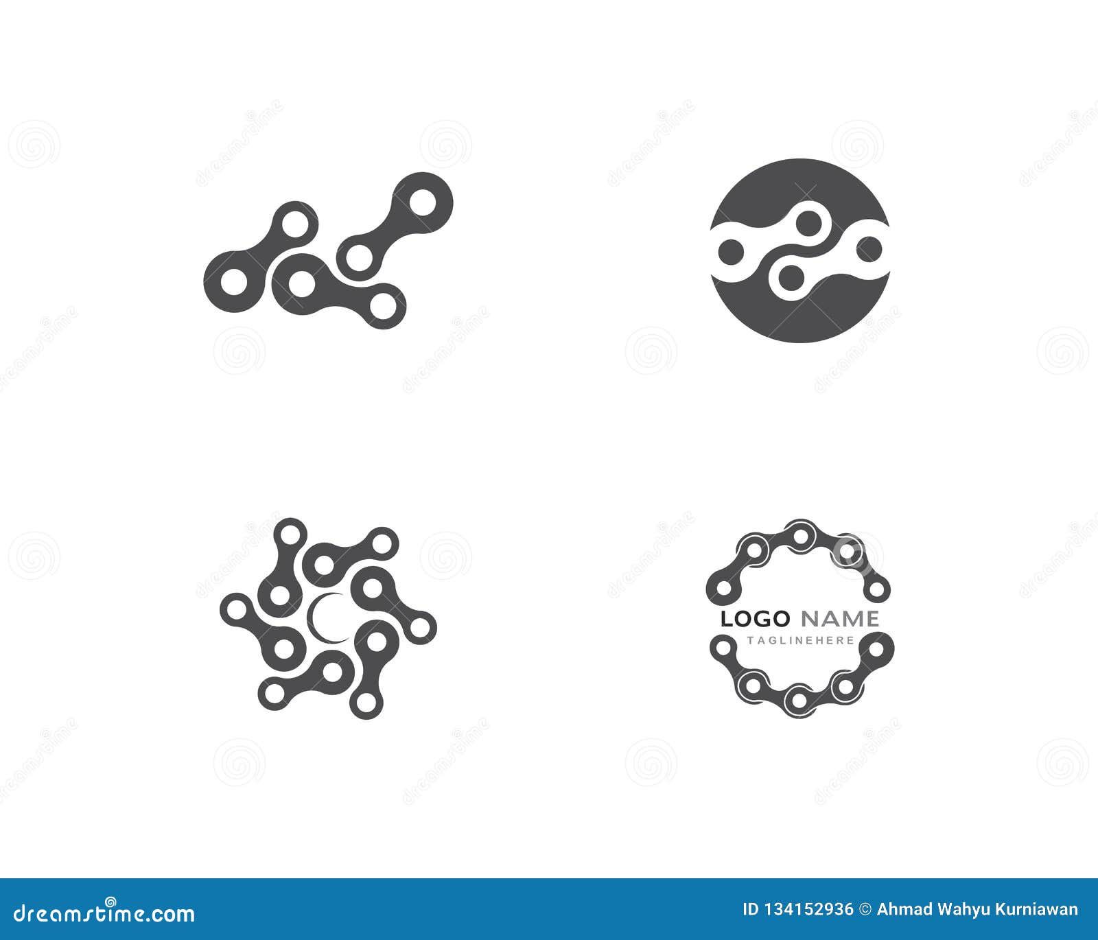 Chain logo design stock vector. Illustration of design - 134152936