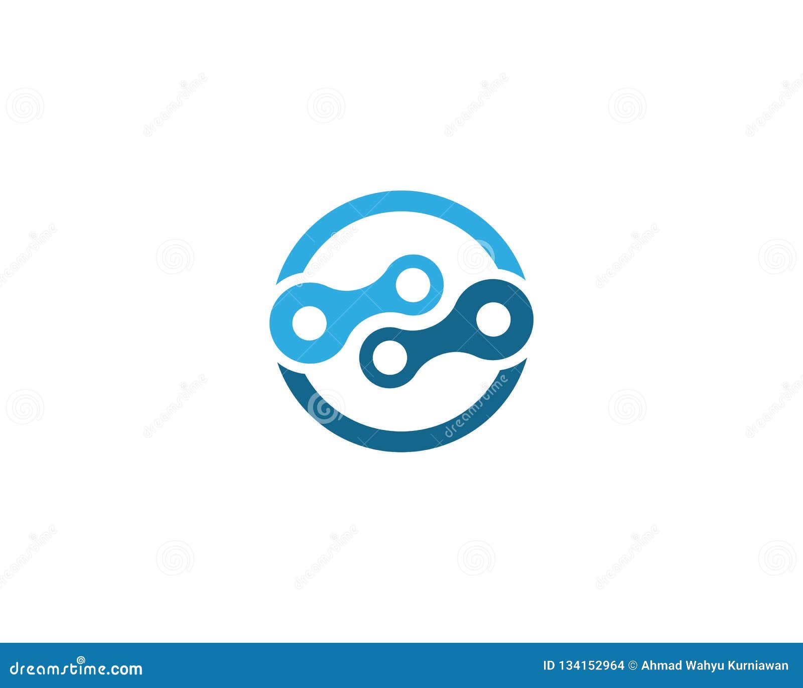 Chain logo design stock vector. Illustration of concept - 134152964