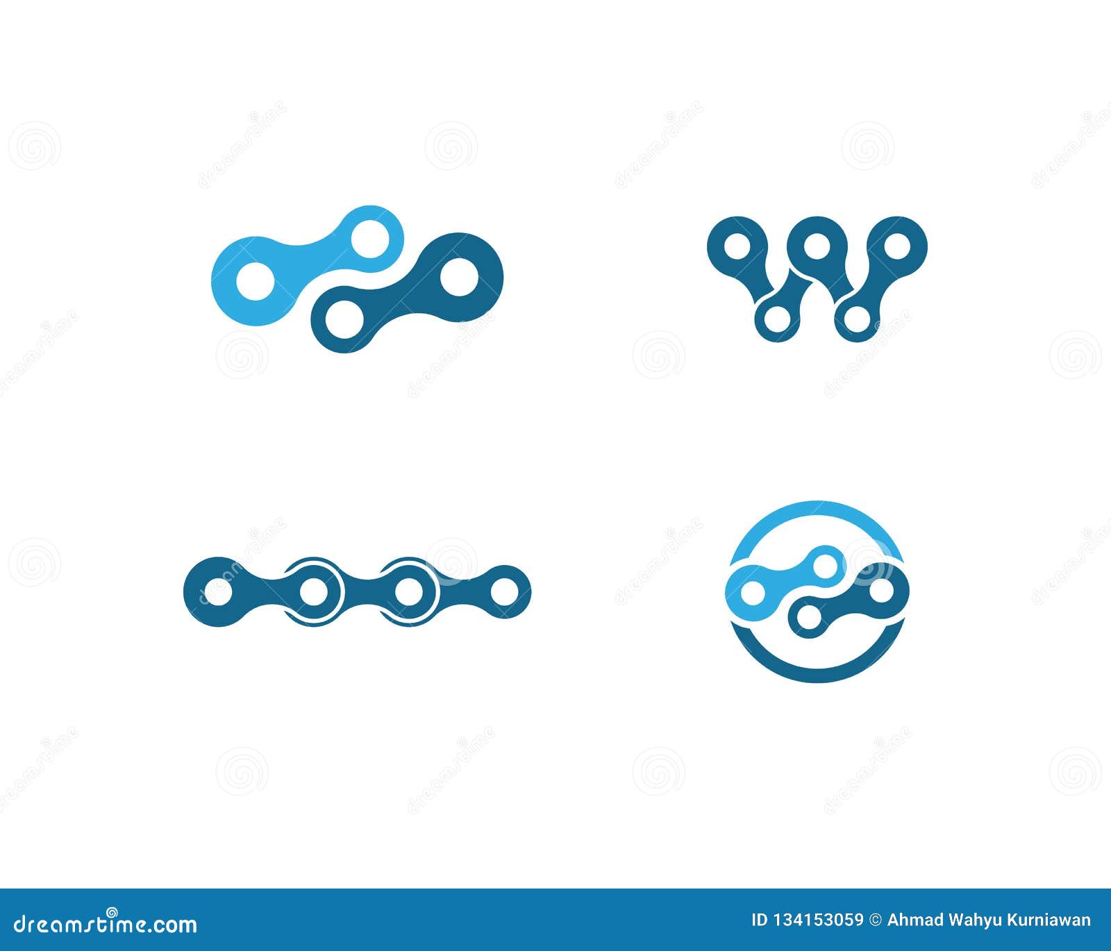 Chain logo design stock vector. Illustration of connection - 134153059