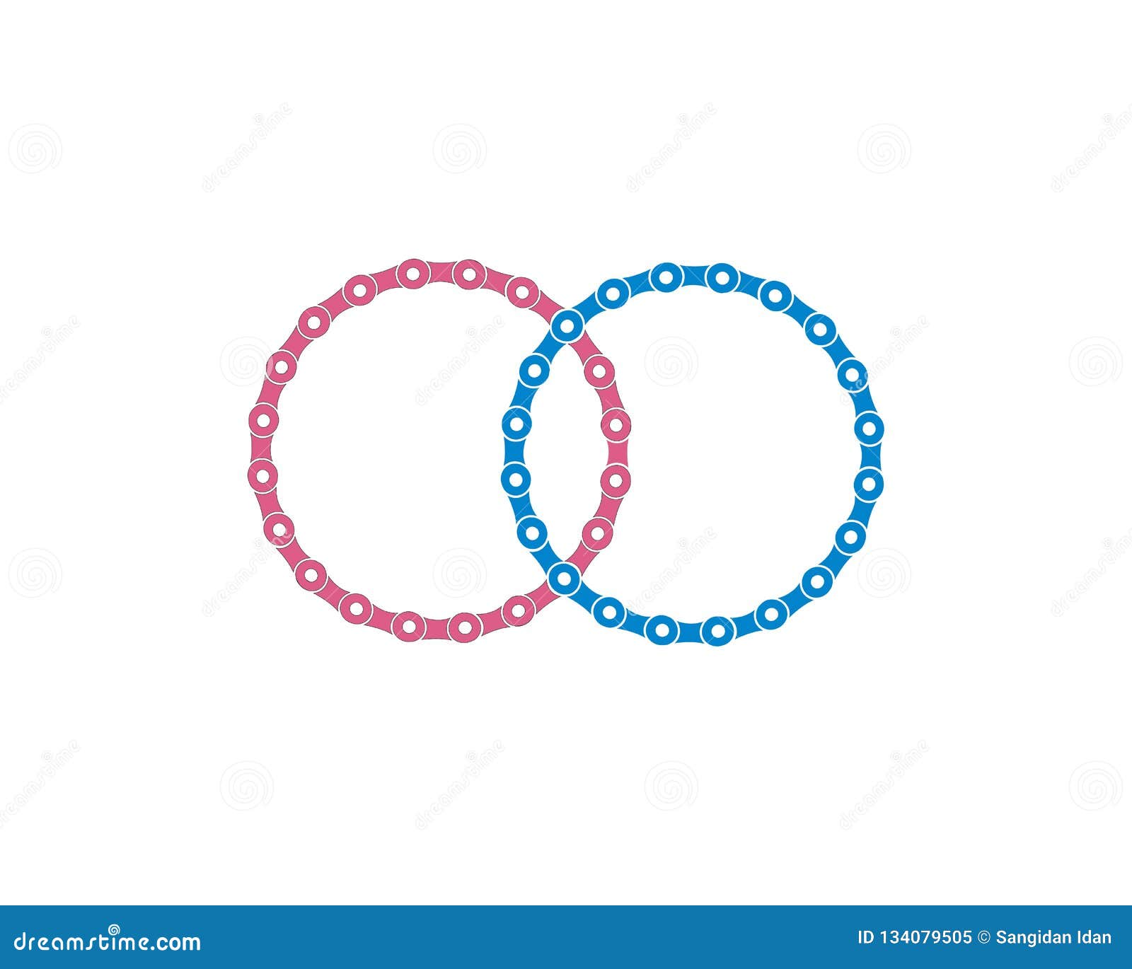 Chain logo icon template stock vector. Illustration of corporate ...