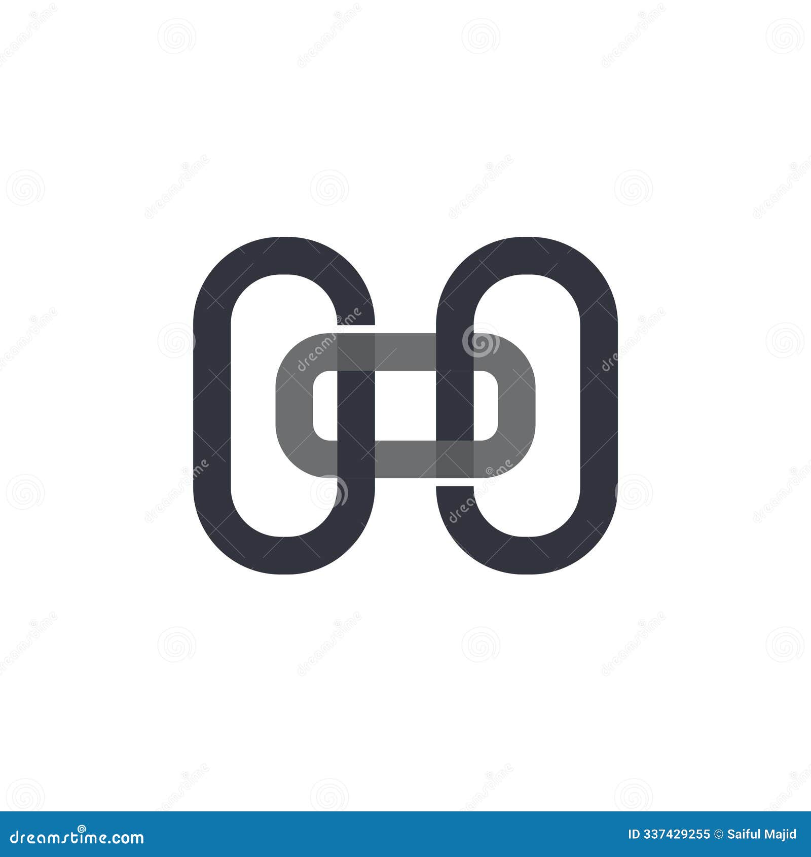 Chain Logo Template Icon stock illustration. Illustration of vector ...