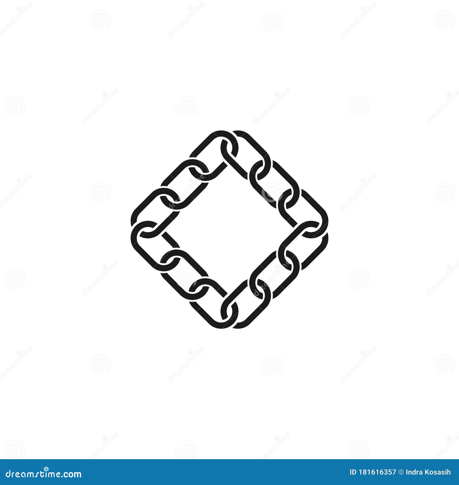 Chain Logo Template Vector Icon Illustration Stock Vector ...