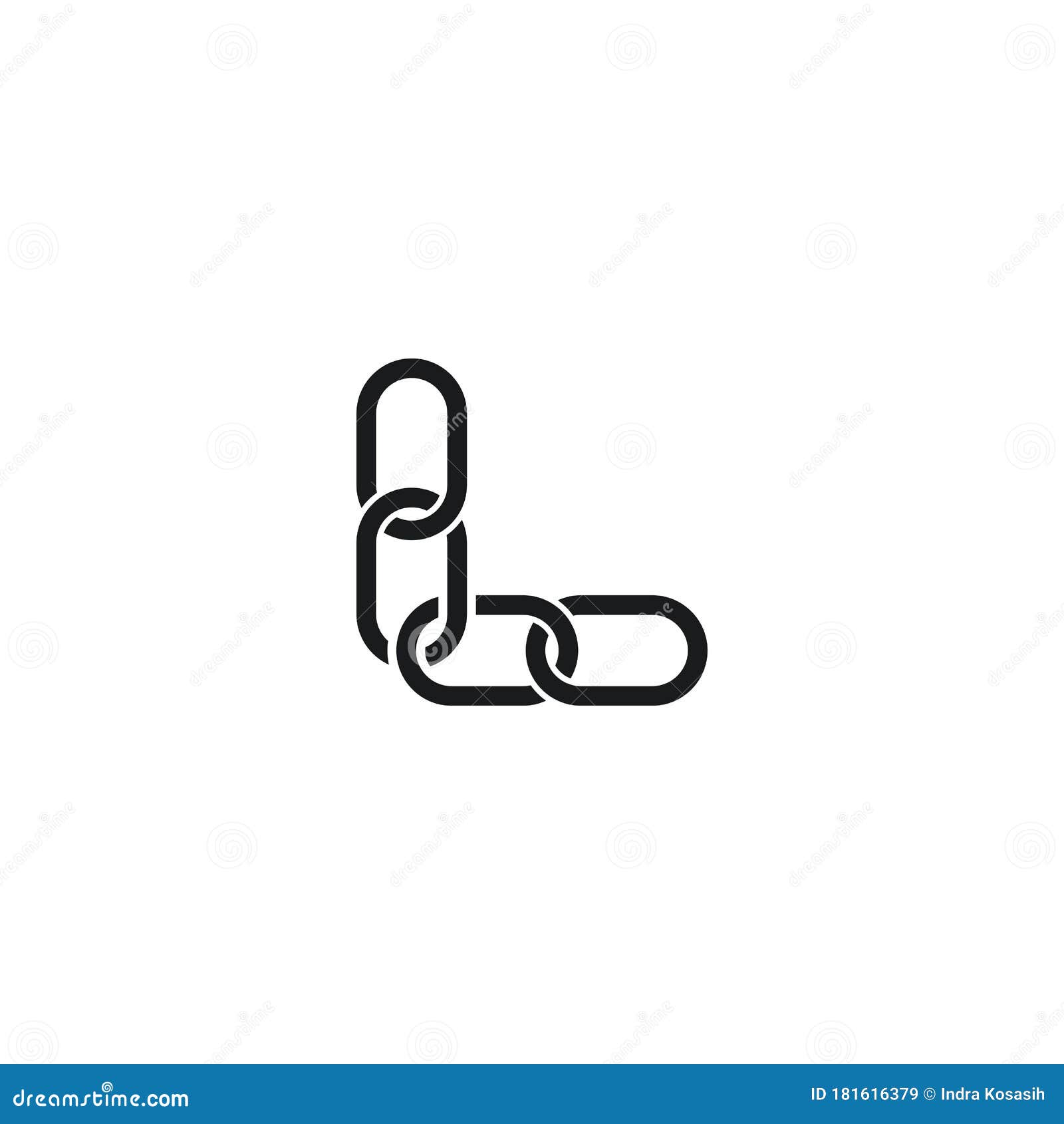 Chain Logo Template Vector Icon Illustration Stock Vector ...
