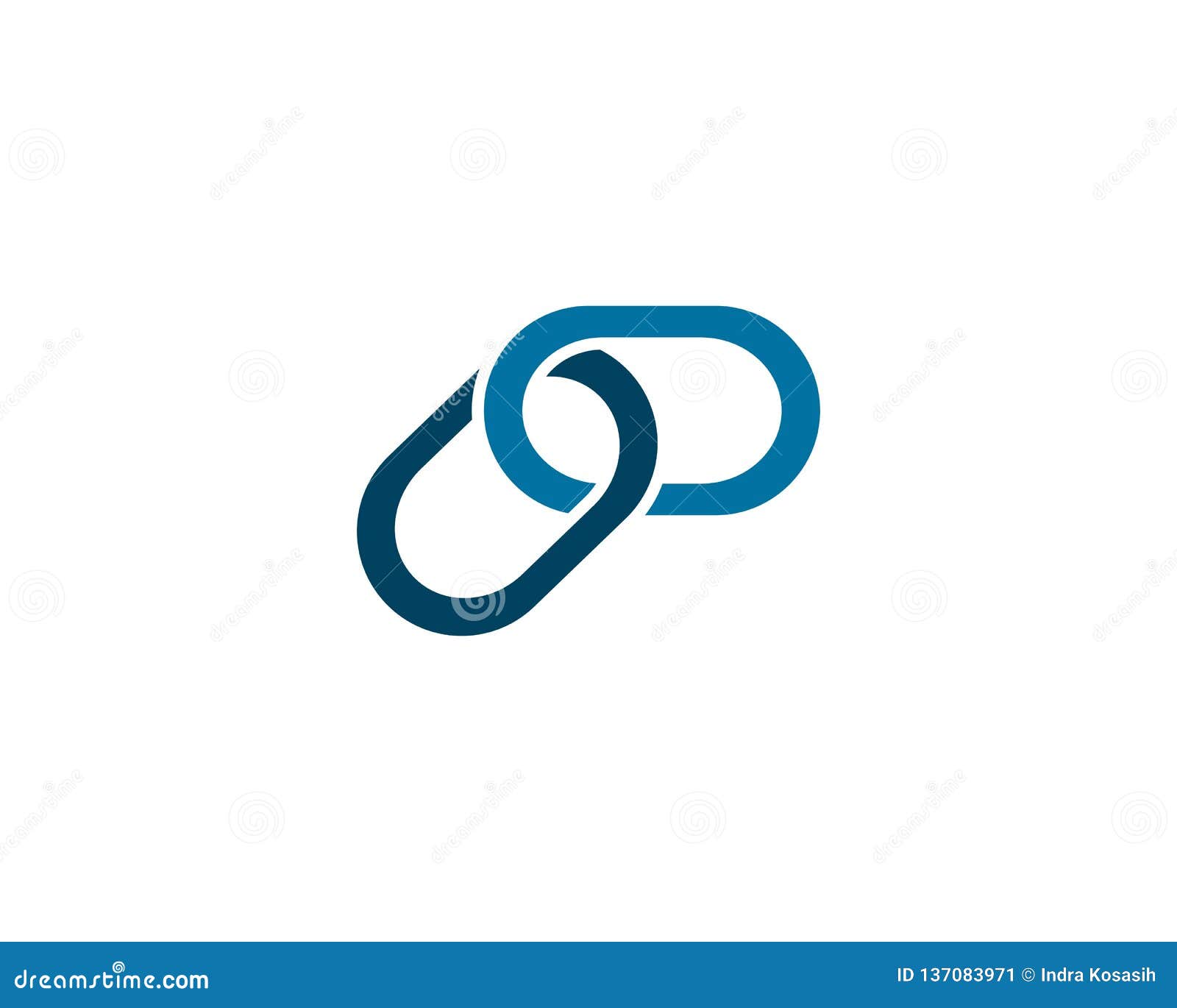 Chain logo template stock vector. Illustration of logo - 137083971