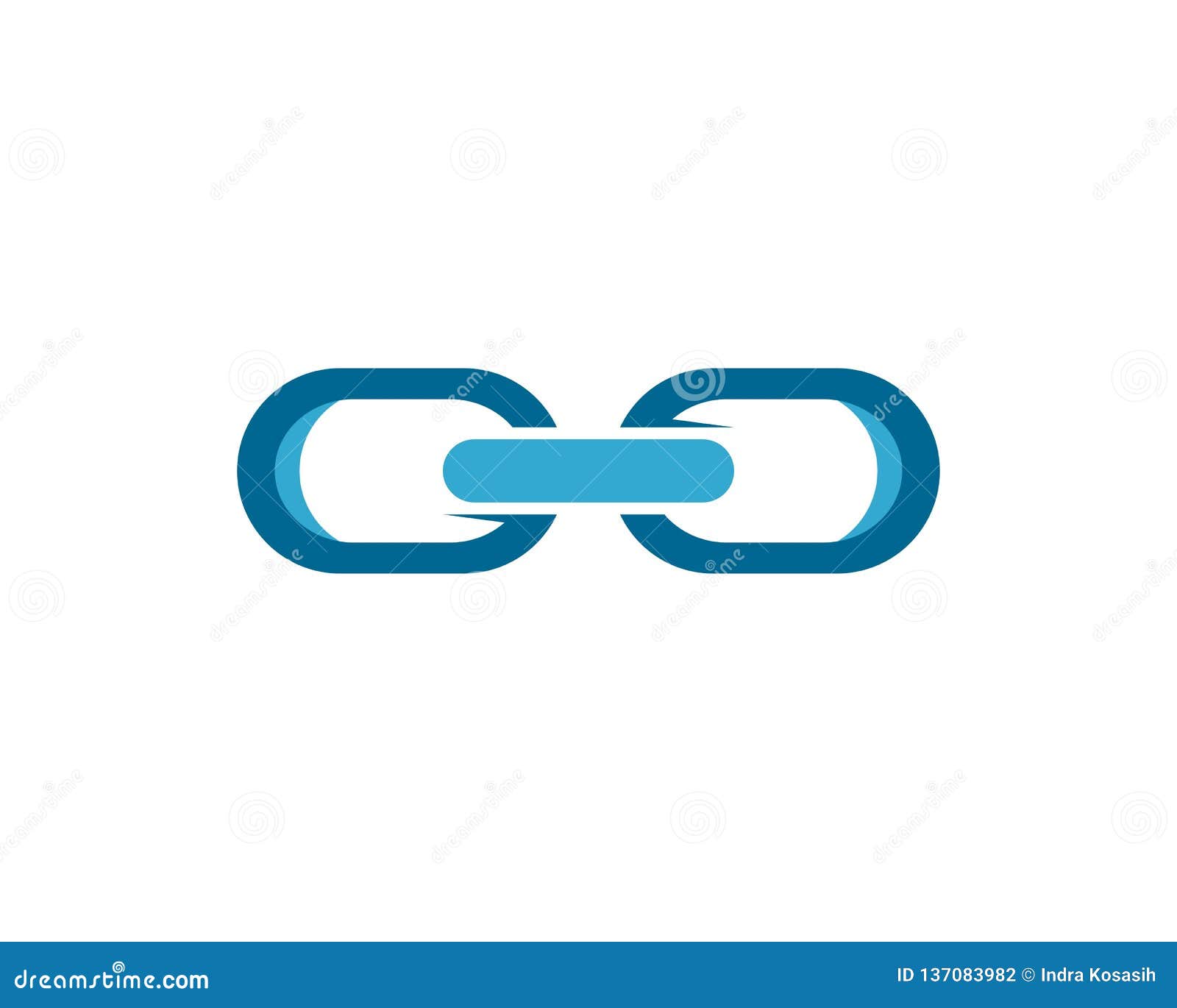 Chain logo template stock vector. Illustration of trendy - 137083982