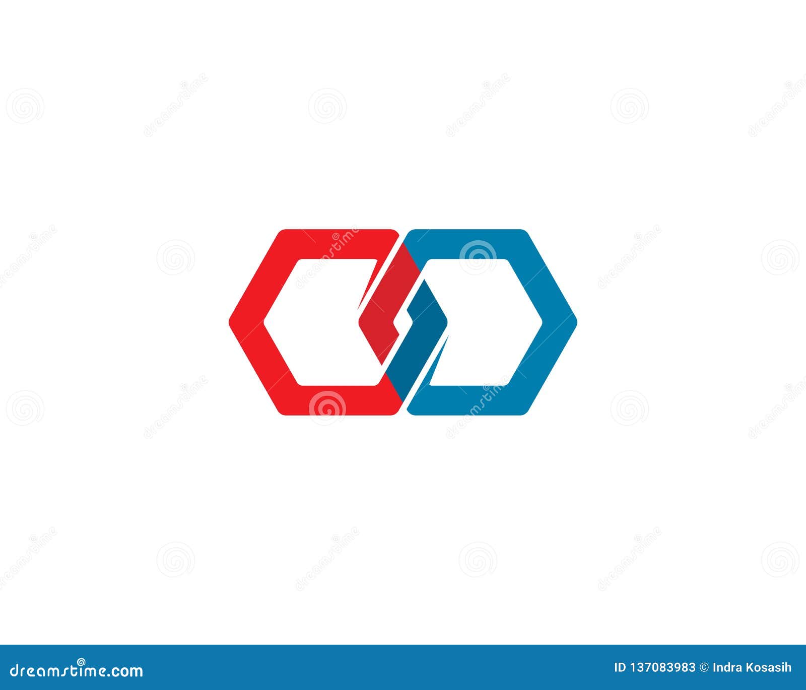 Chain logo template stock illustration. Illustration of trendy - 137083983