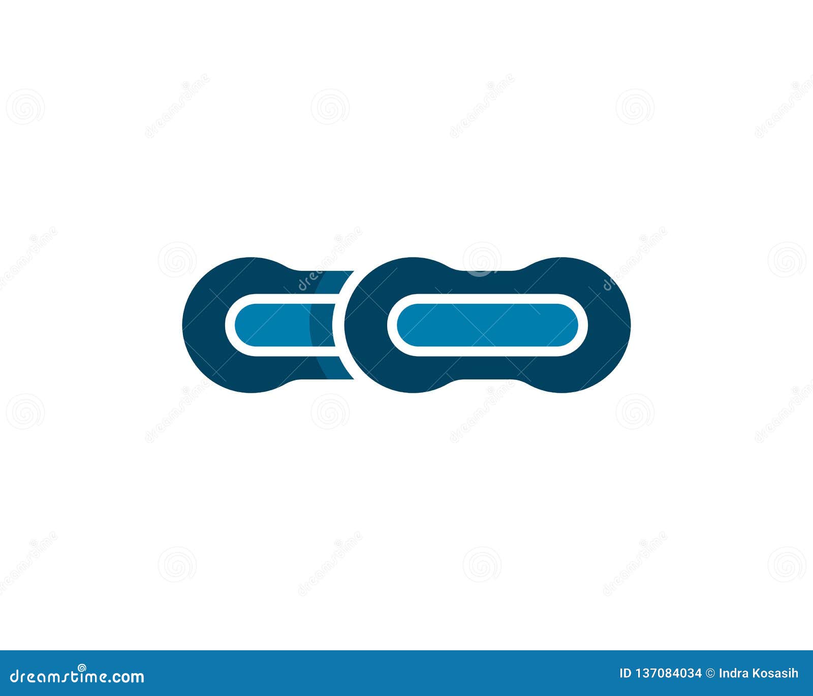 Chain logo template stock vector. Illustration of connection - 137084034