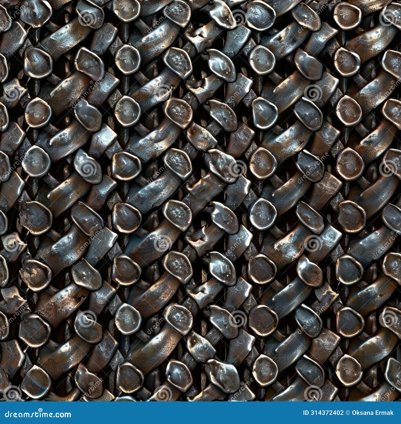 Chain Mail Seamless Pattern, Chain Armour Hauberk Tile Background ...