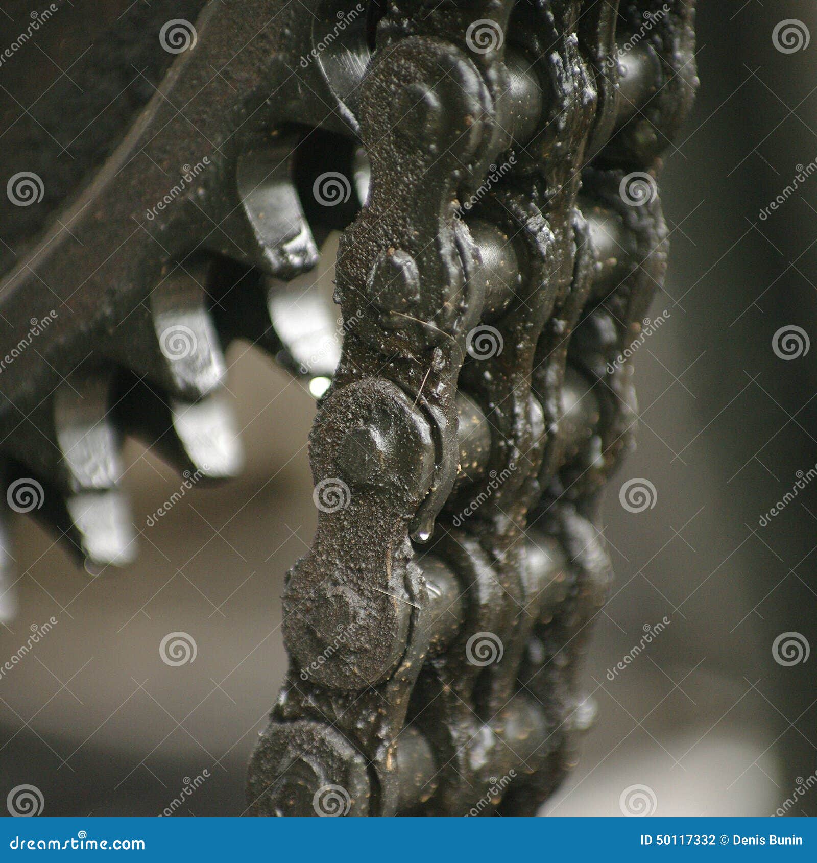 Chain mechanism stock photo. Image of gear, close, chain - 50117332