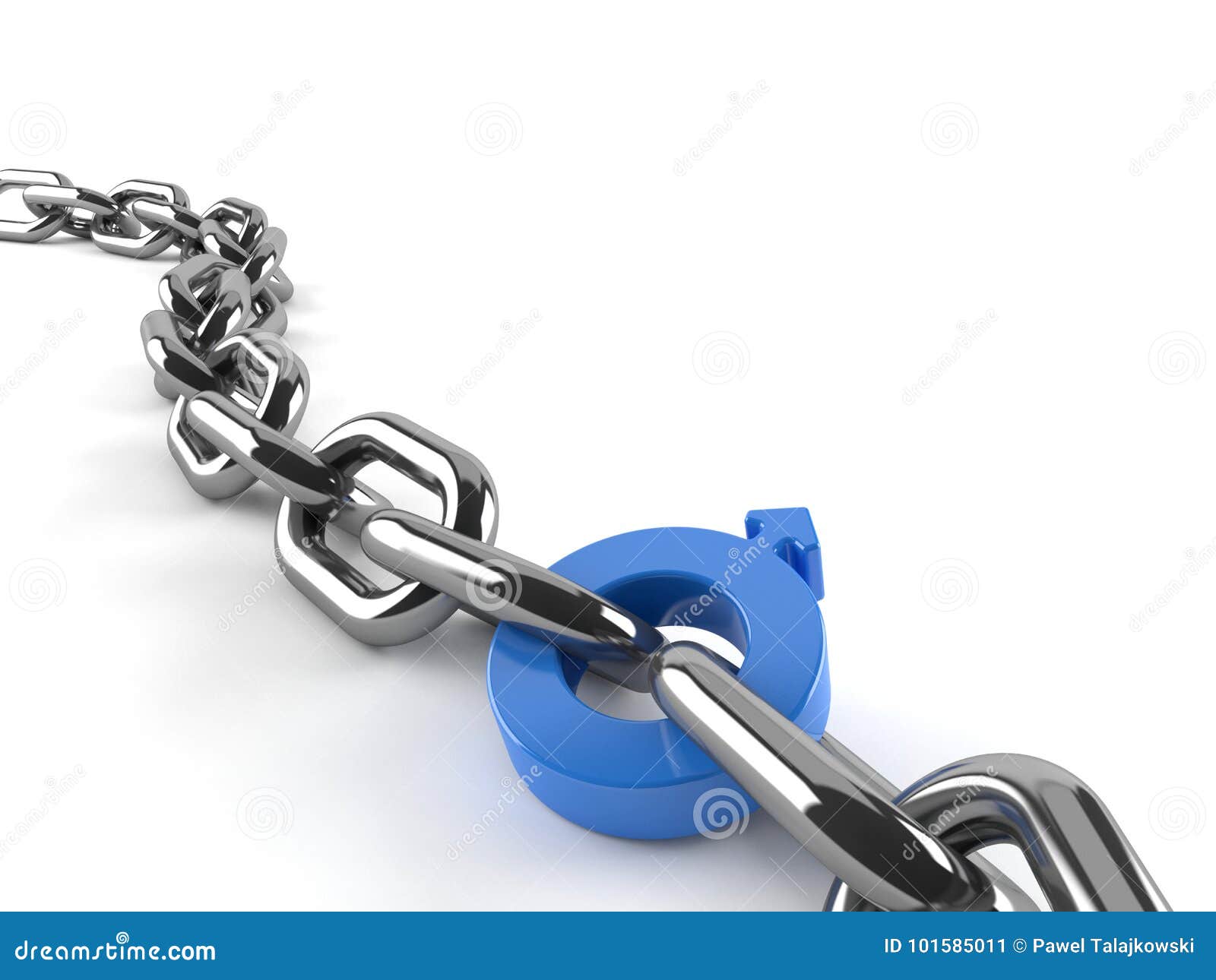 Chain with men symbol stock illustration. Illustration of sexuality ...