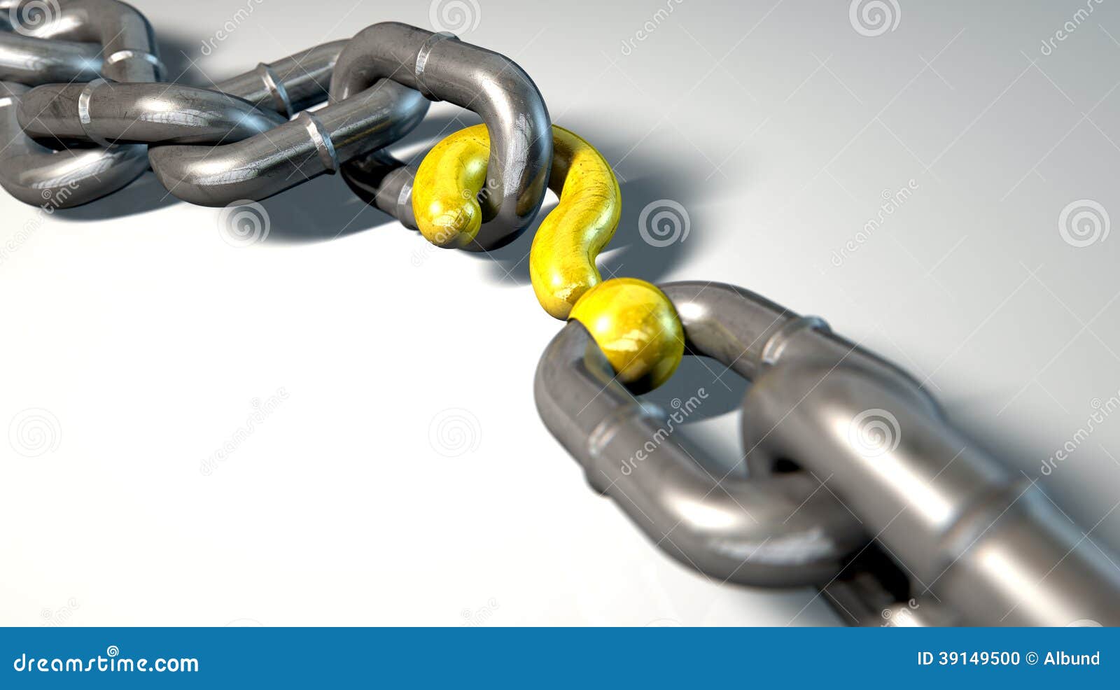 Chain Missing Link Question Stock Photo - Image of question, riddle ...