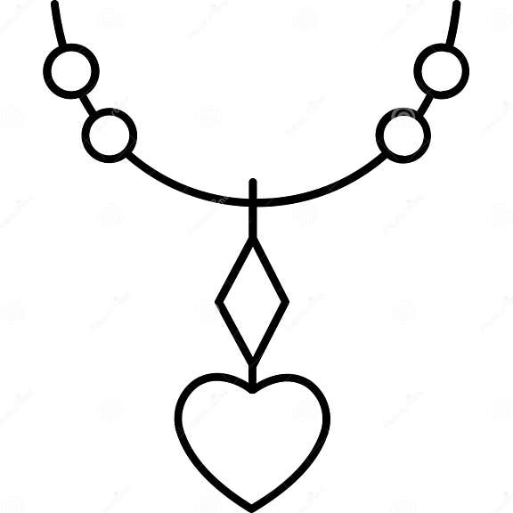 Chain Outline Vector Icon that Can Easily Edit or Modify. Stock Vector ...