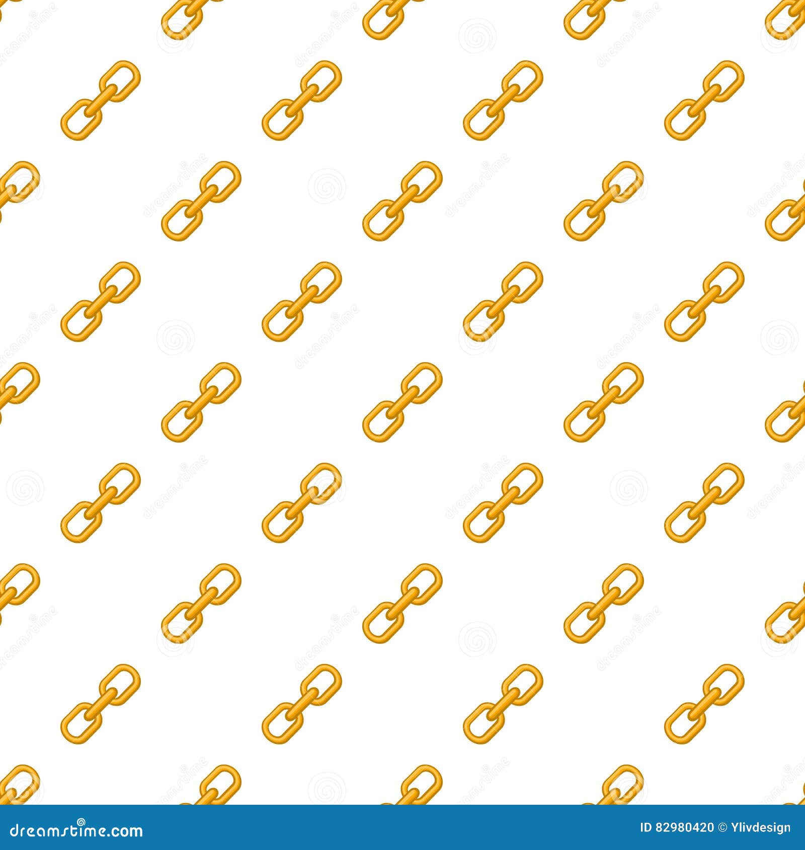 Chain Pattern, Cartoon Style Stock Vector - Illustration of metal ...