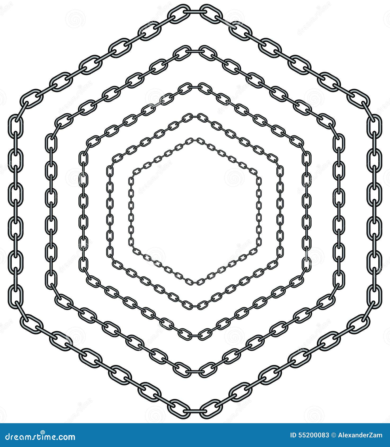 Chain pattern stock vector. Illustration of fetters, hyperlink - 55200083