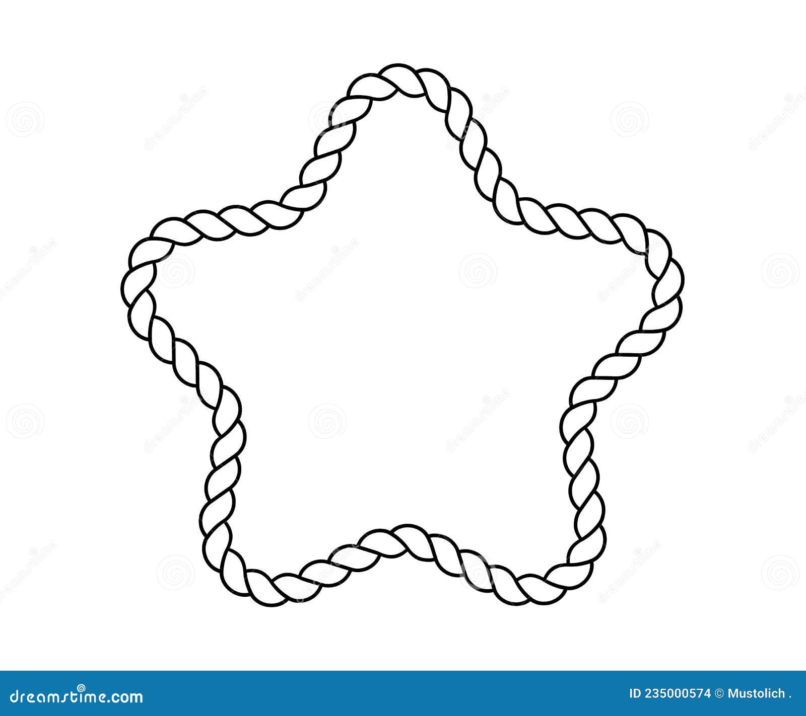 Chain Pattern Star Illustration Stock Illustration - Illustration of ...