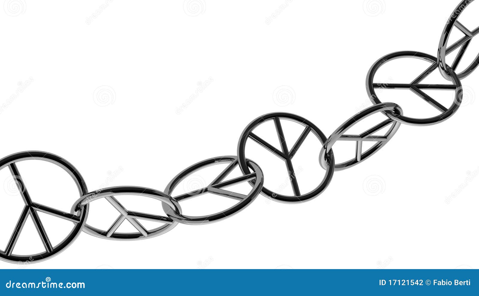 Chain peace symbol stock illustration. Illustration of communication ...