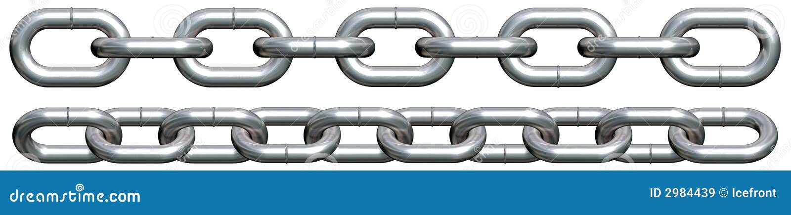 Chain pieces stock illustration. Illustration of bond - 2984439