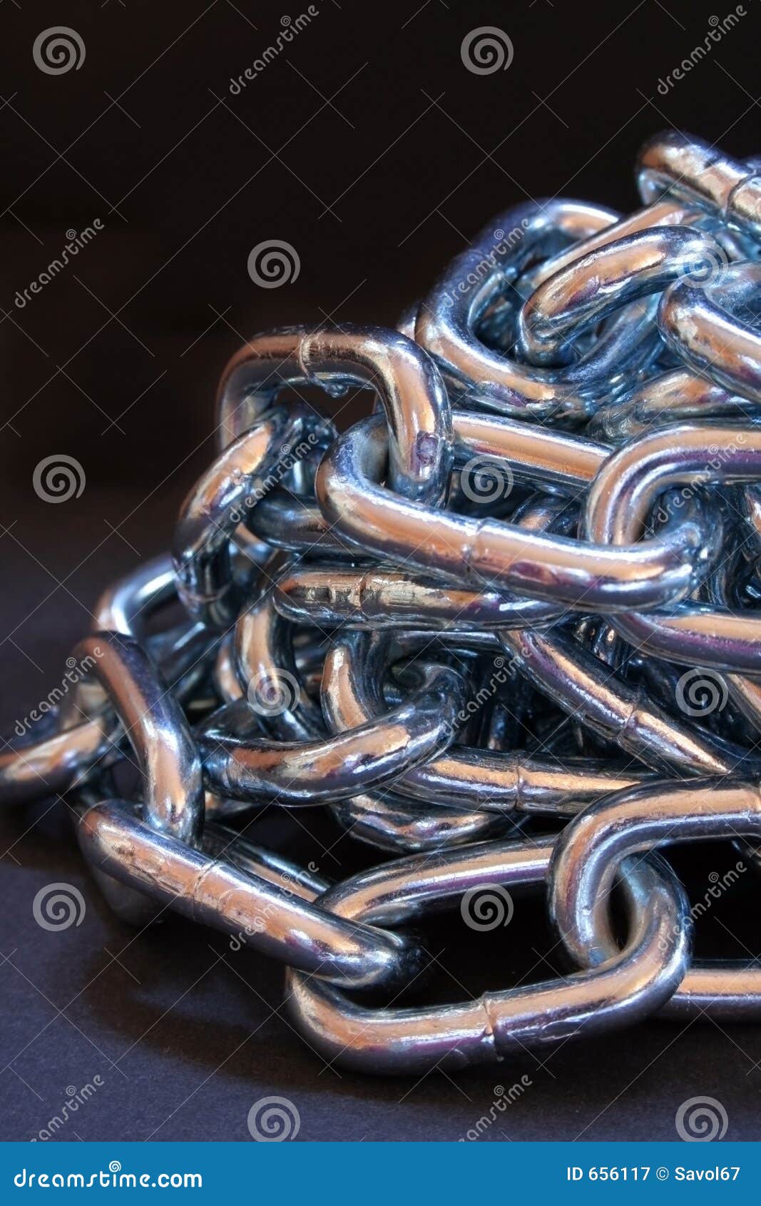 Chain pile stock image. Image of locked, restrain, collect - 656117