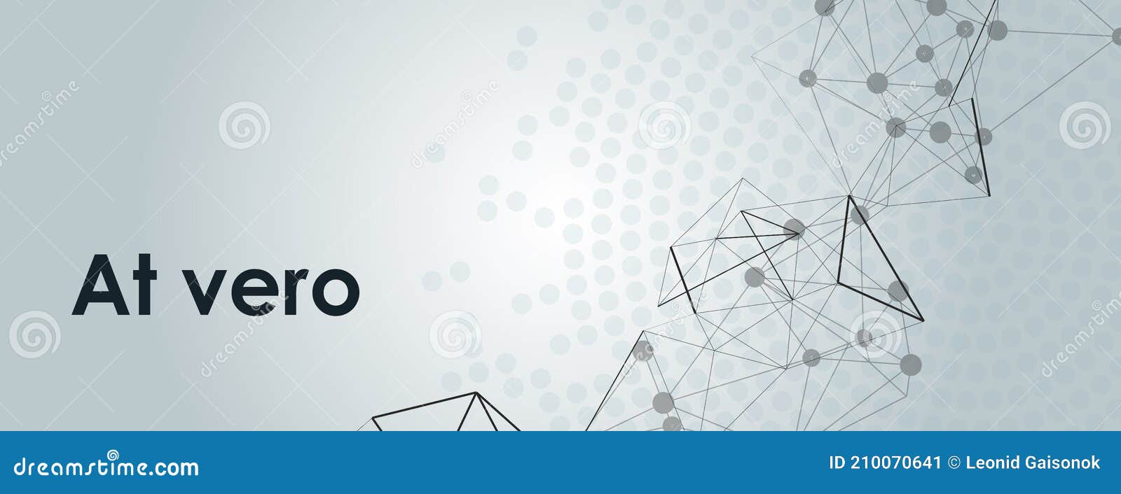 Chain Polygon Connections in Abstract Style. Communication Vector ...