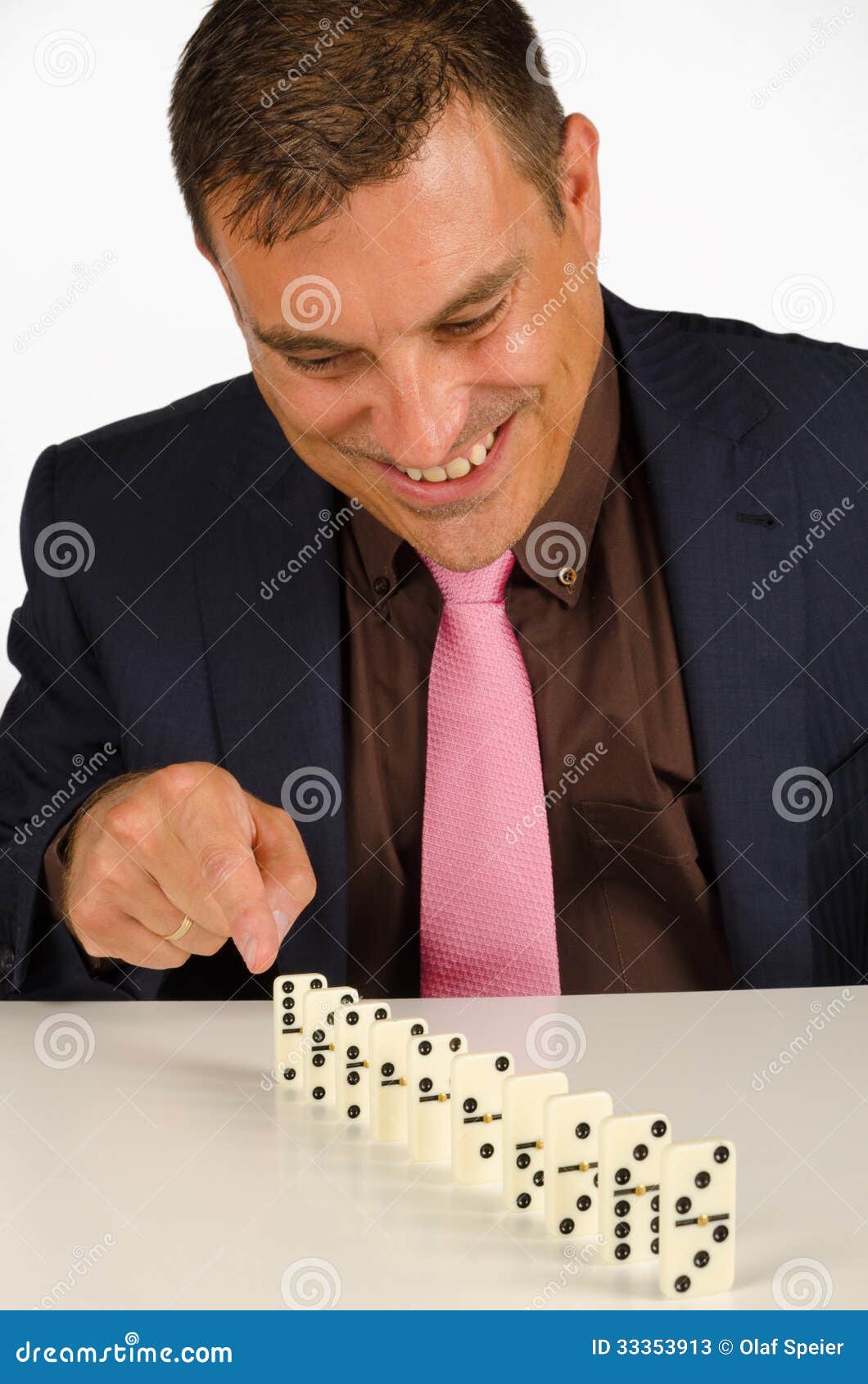 Chain reaction stock image. Image of suit, vertical, collapse - 33353913