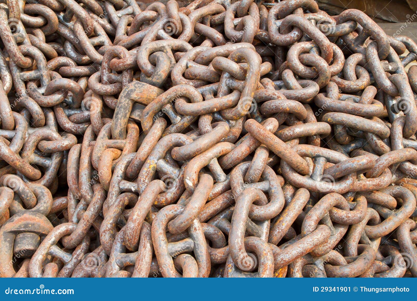 Chain for ship stock image. Image of detail, circle, industry - 29341901