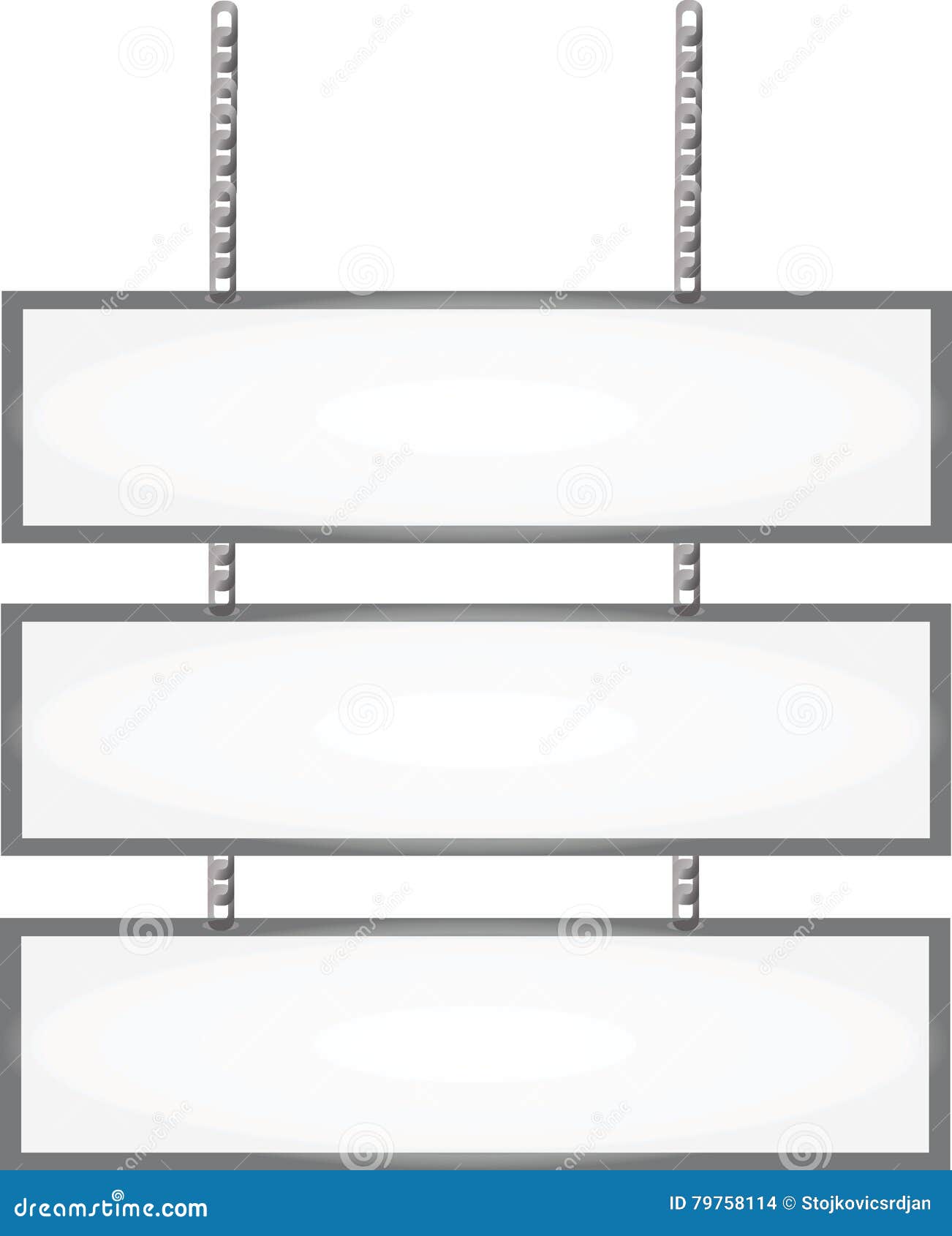 Chain sign stock vector. Illustration of signboard, banner - 79758114