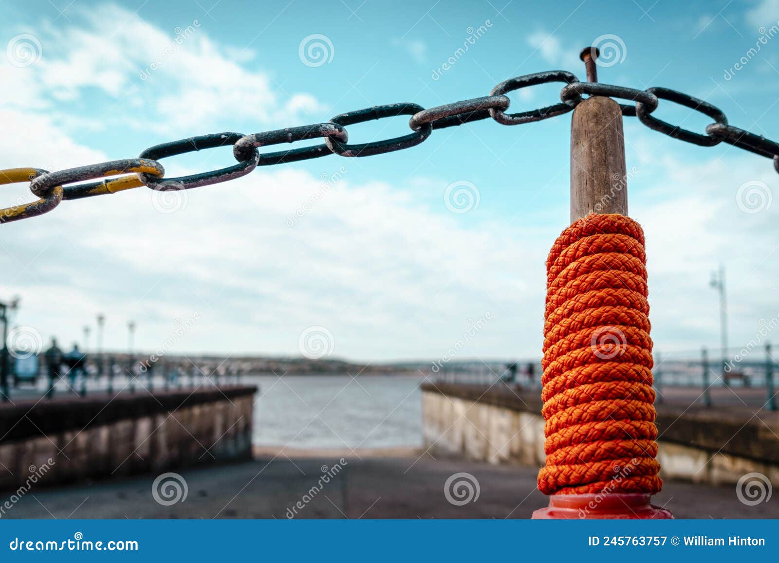 Chain stopping access stock image. Image of chain, blocked - 245763757