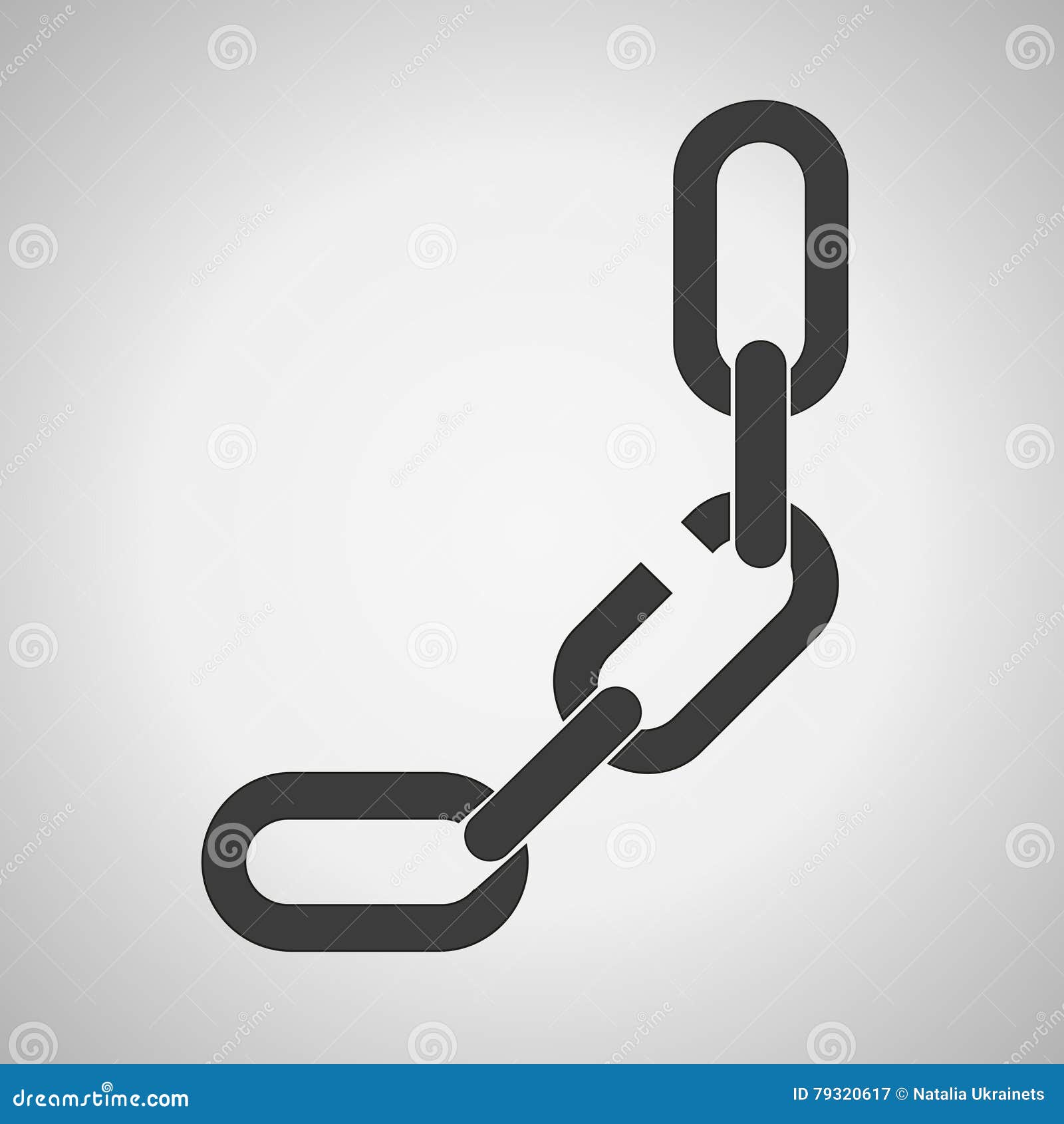 Chain symbol stock vector. Illustration of element, concepts - 79320617